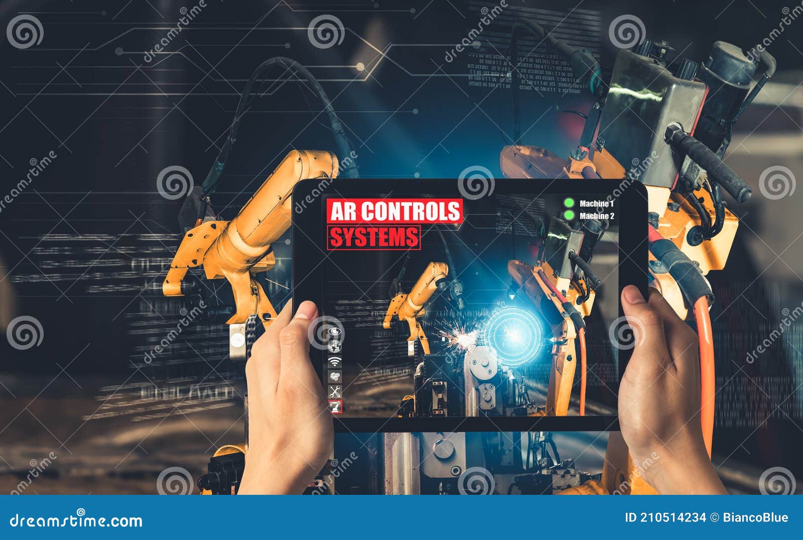 Engineer Controls Robotic Arms by Augmented Reality Industry Technology ...