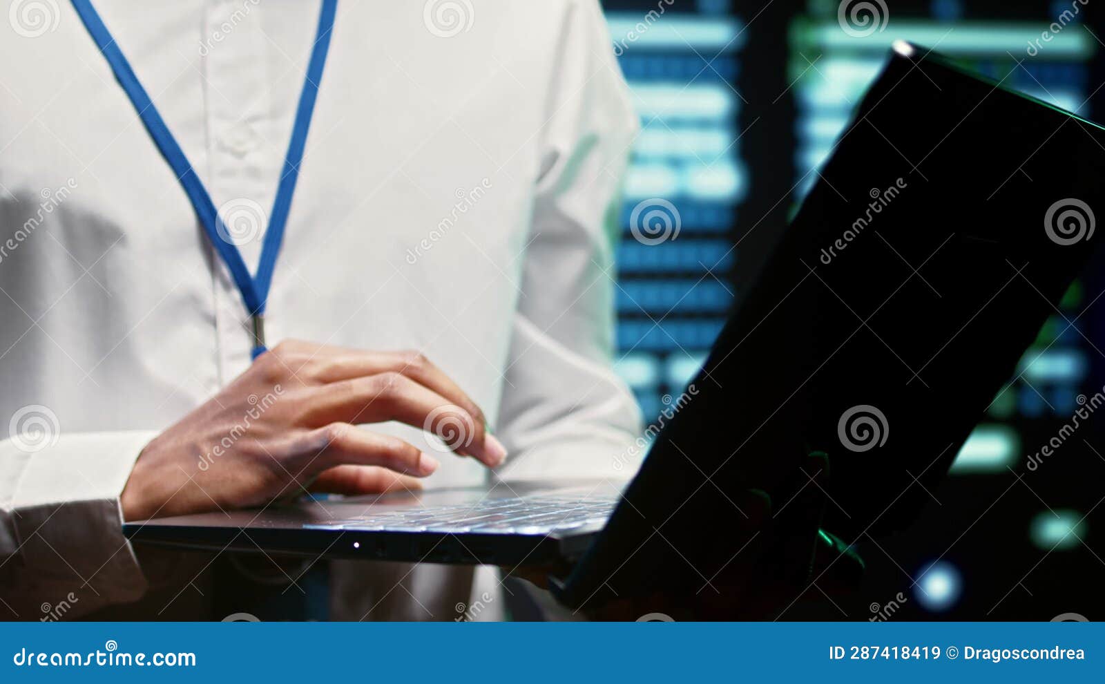 Computationally Intensive Tasks Servers Stock Video - Video of walking ...