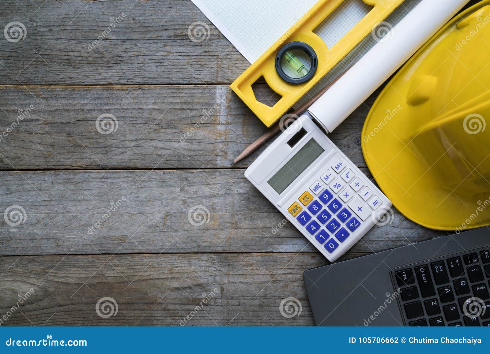 Engineer Desk Background ,project Ideas Concept Stock Photo - Image of ...