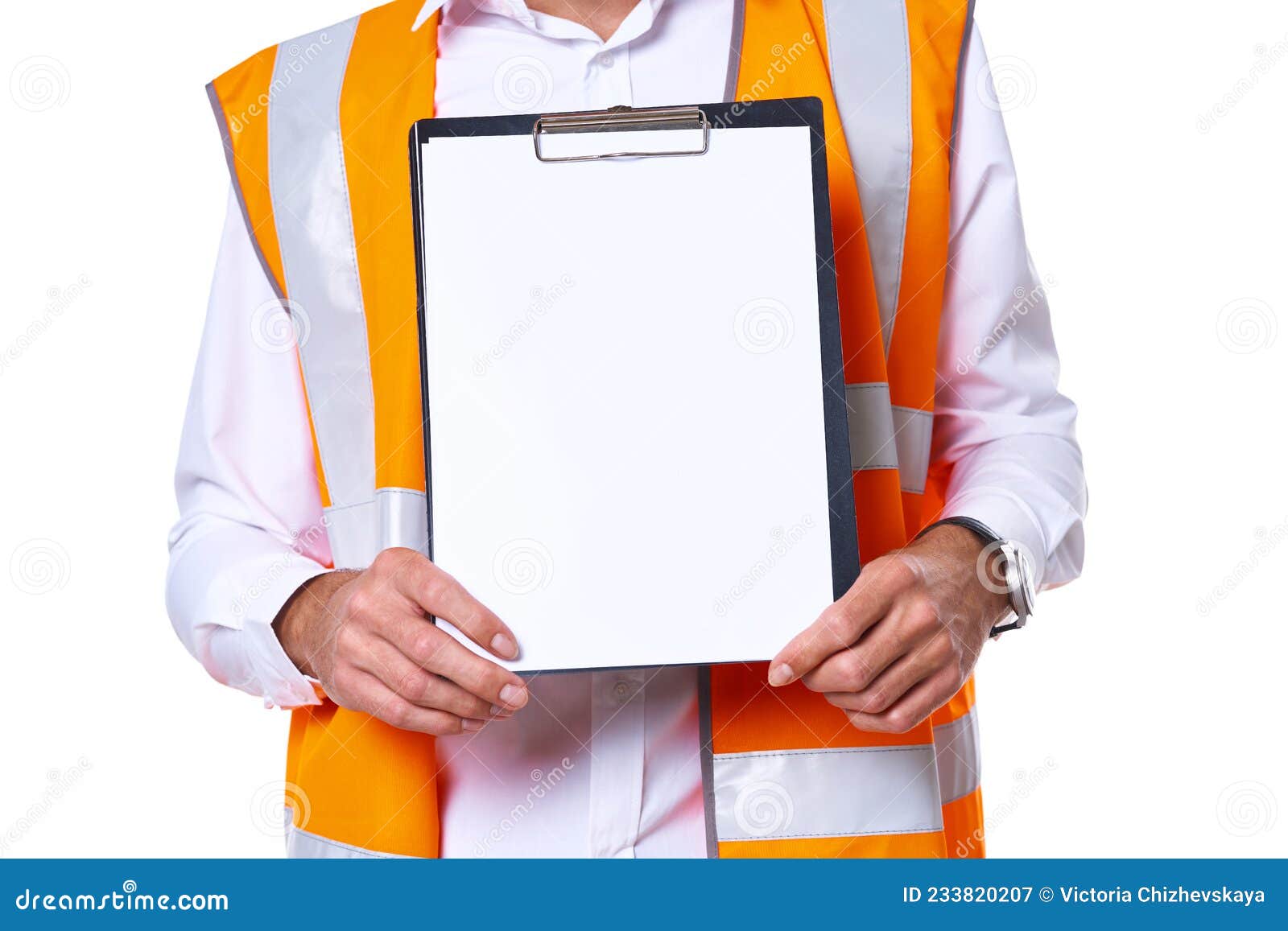 Engineer with Documents Working Form of Professionals Stock Image ...