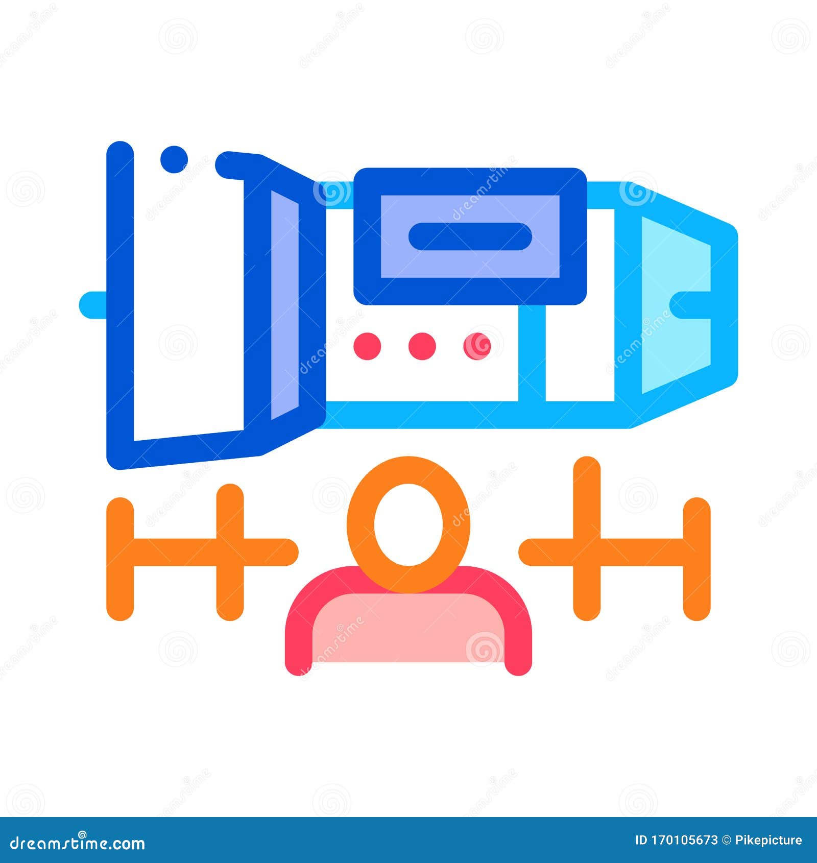 Engineer Engine Icon Vector Outline Illustration Stock Vector ...