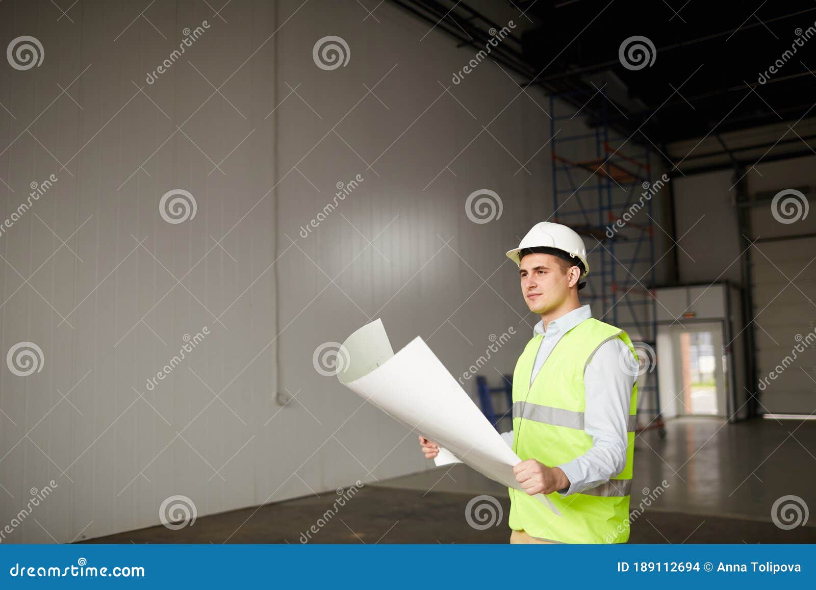 Engineer Examining the Plan Stock Photo - Image of industry, manager ...