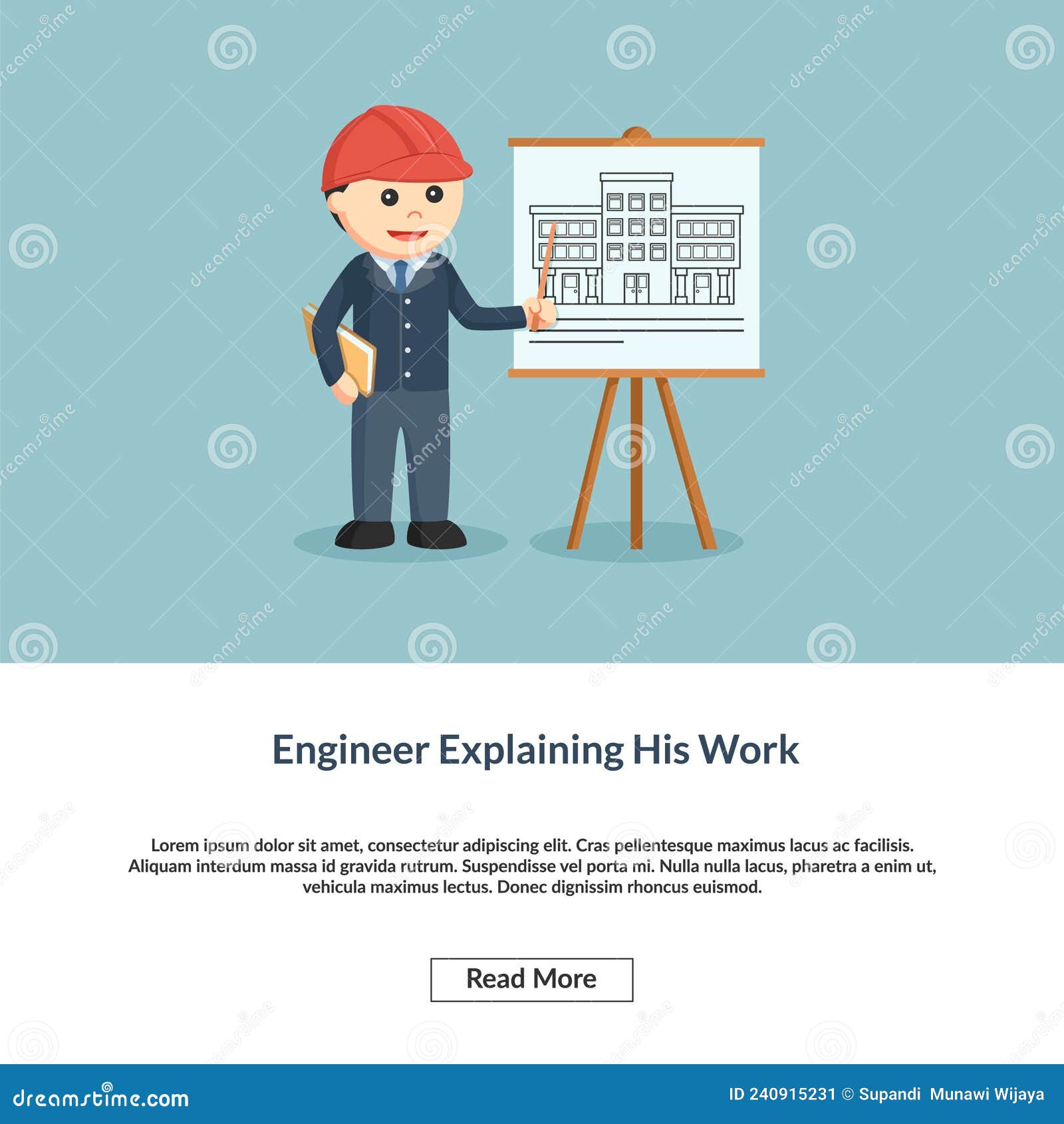 The Engineer Who Explain The Drawings Royalty-Free Stock Photo ...