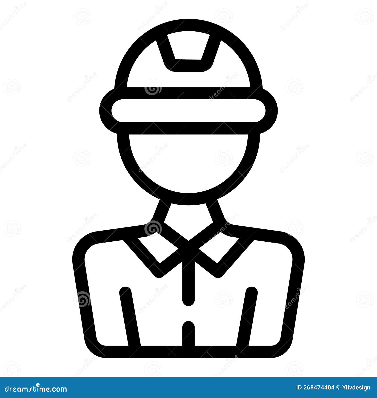 Engineer Factory Icon Outline Vector. Industry Work Stock Vector ...