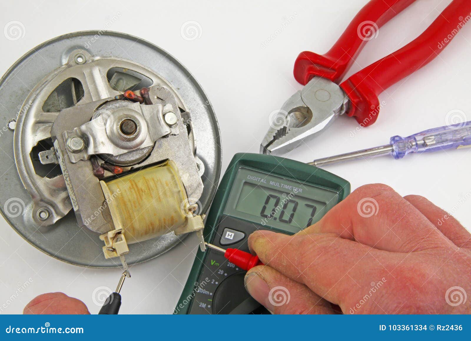 Appliance testing stock photo. Image of electricity - 103361334