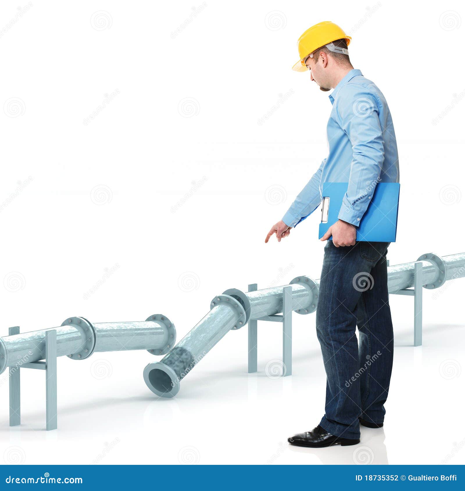 Engineer find problem stock photo. Image of white, solution - 18735352