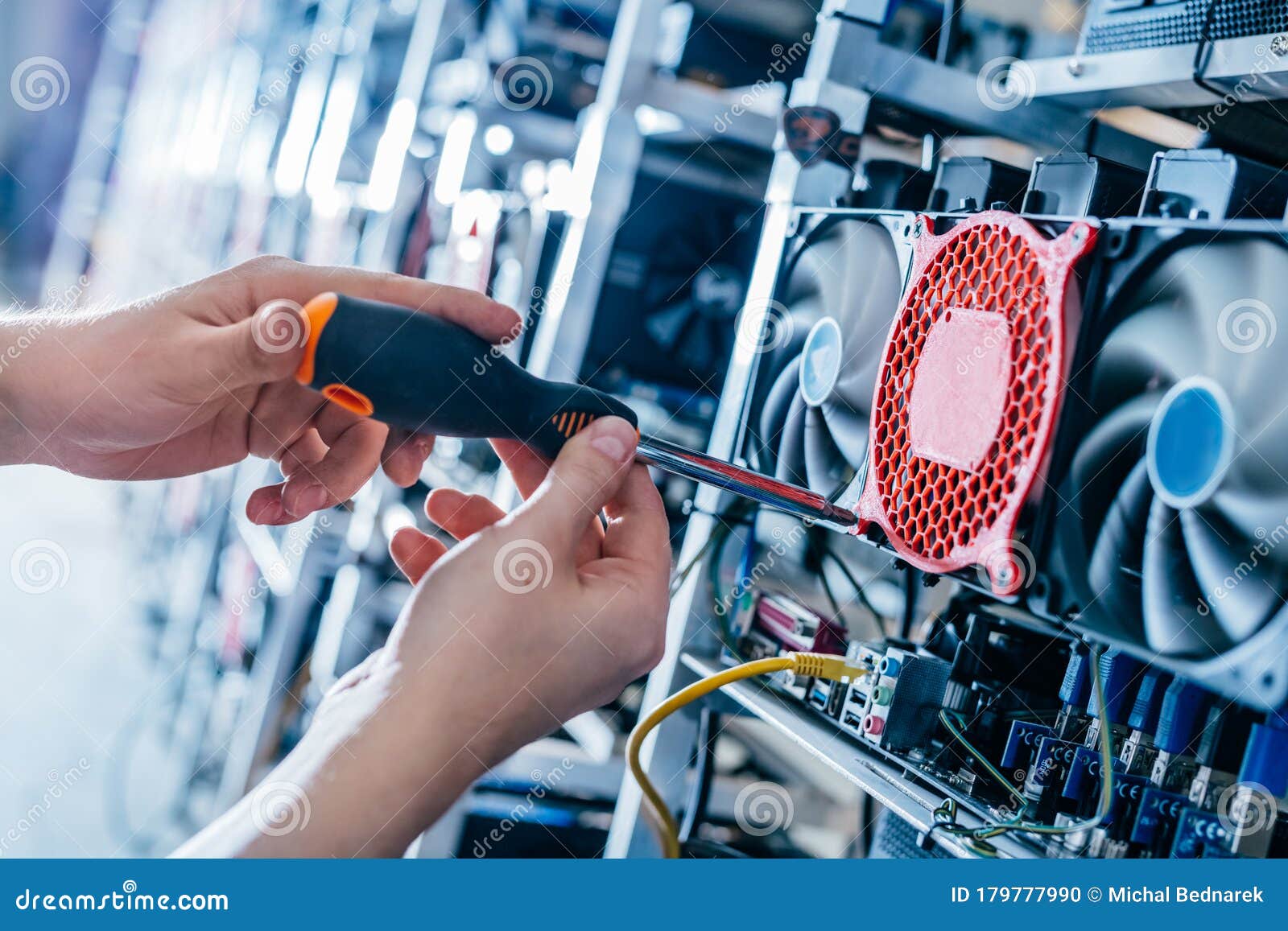 Engineer Fixing Machine Royalty-Free Stock Photo | CartoonDealer.com ...