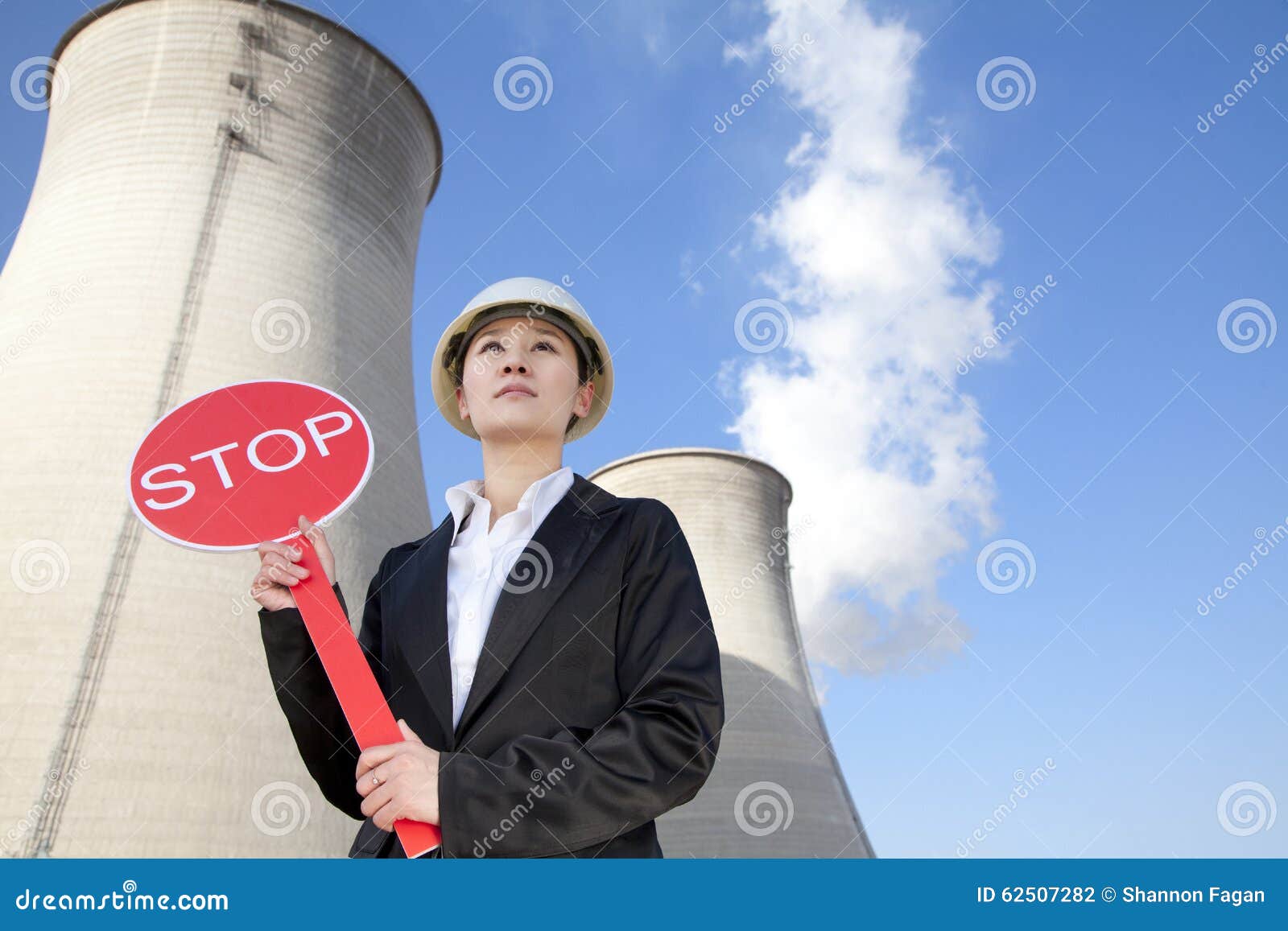 Engineer Front Cooling Towers Sign Stock Photos - Free & Royalty-Free ...