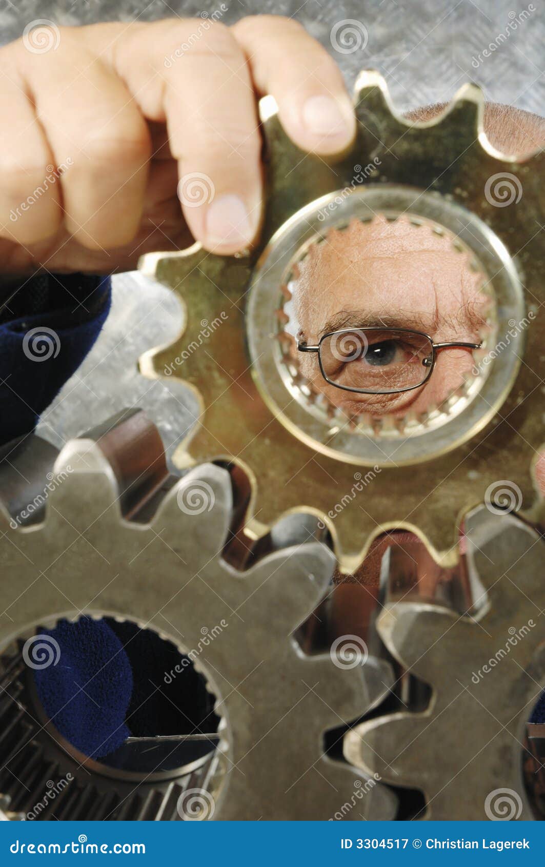 Engineer and gears stock image. Image of metal, apparatus - 3304517