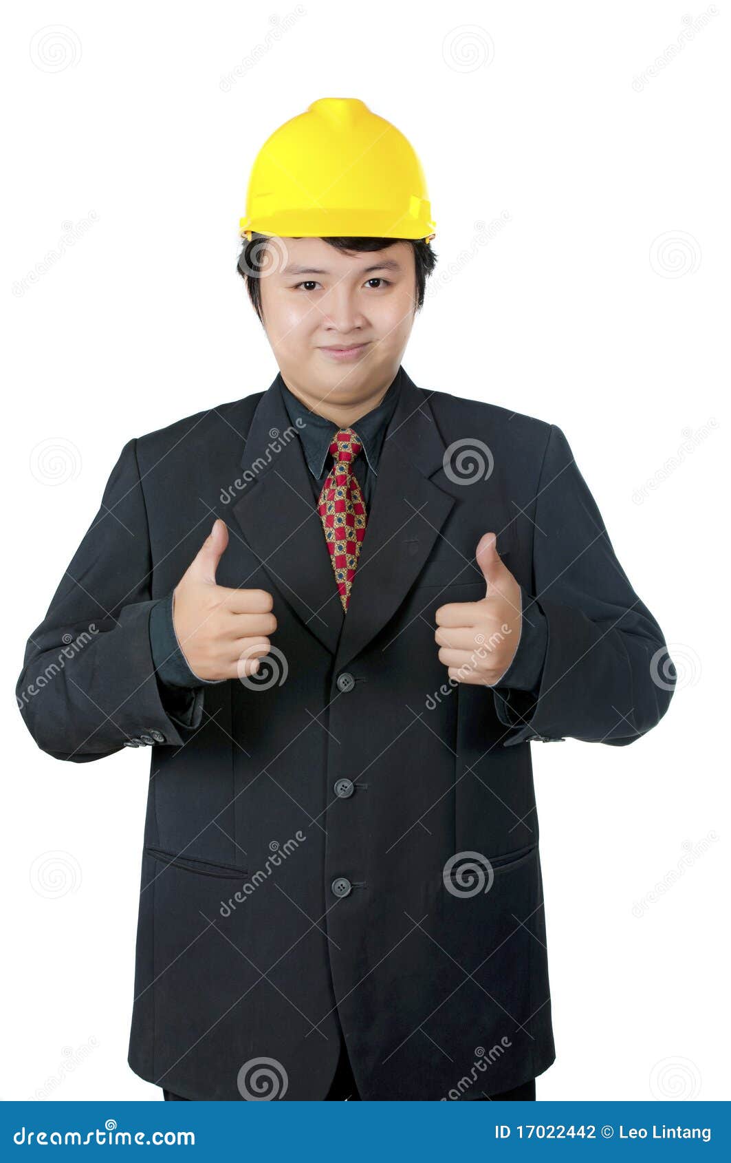 Engineer Give Thumbs Up stock photo. Image of isolated - 17022442