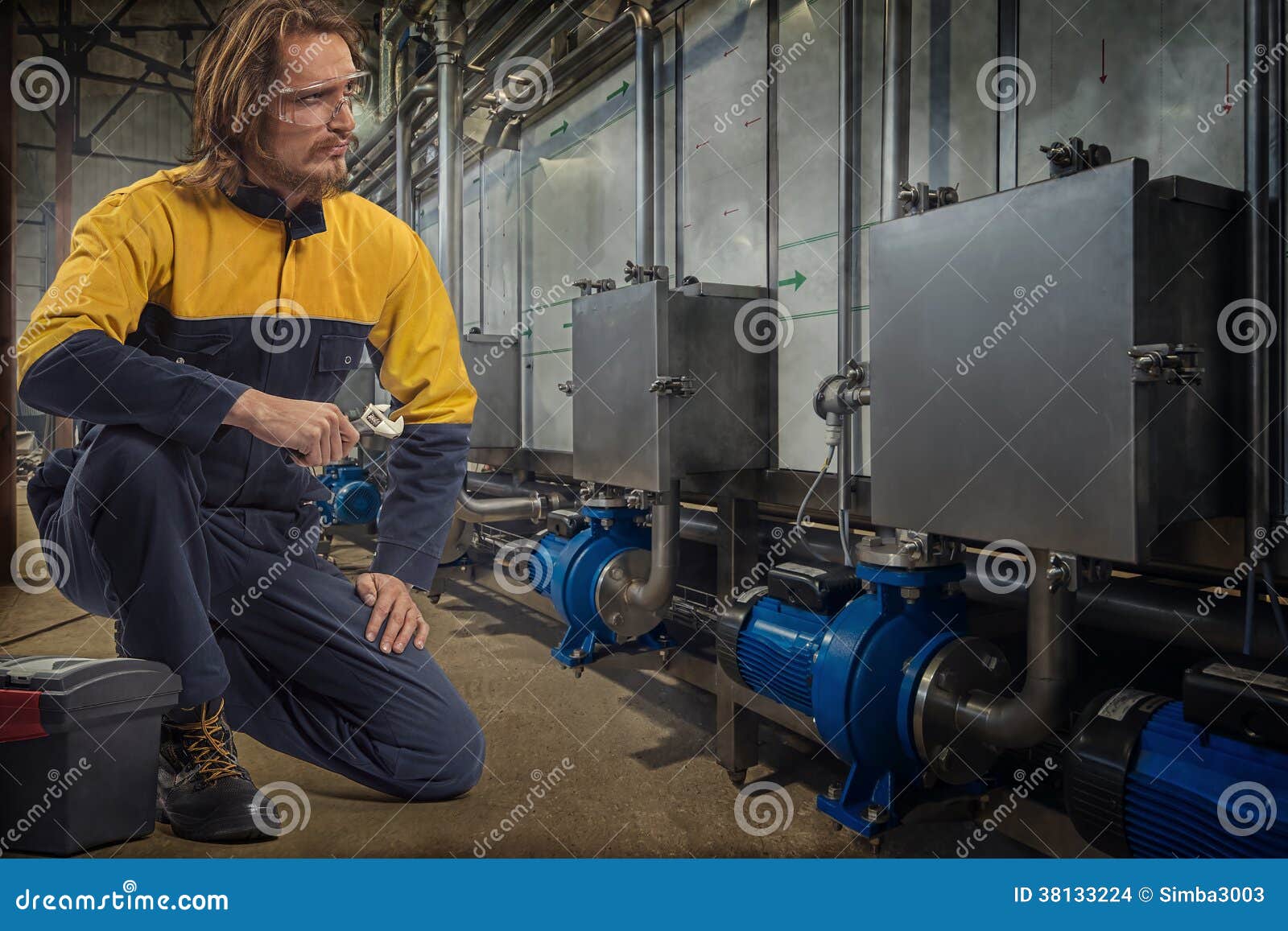 Engineer stock photo. Image of factory, indoors, maintenance - 38133224