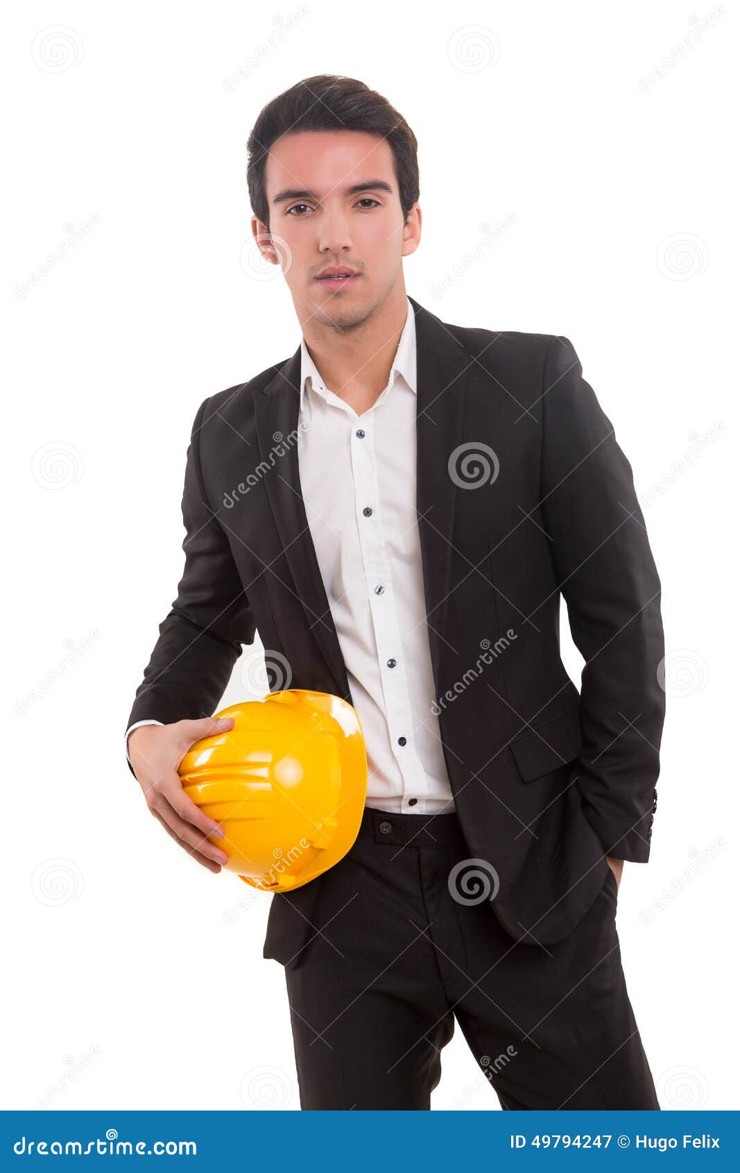 Engineer stock image. Image of happy, attractive, jacket - 49794247