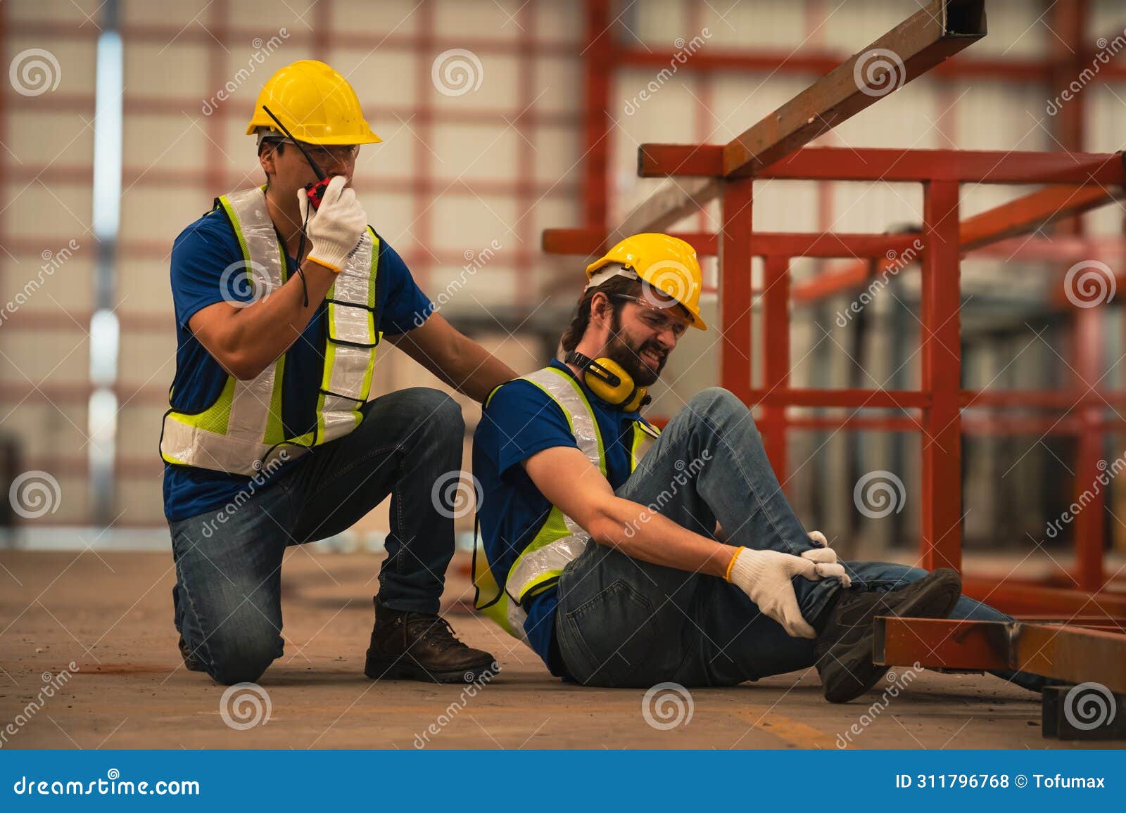 Engineers Are Helping To Design Work On Blueprints And Collaborate On ...