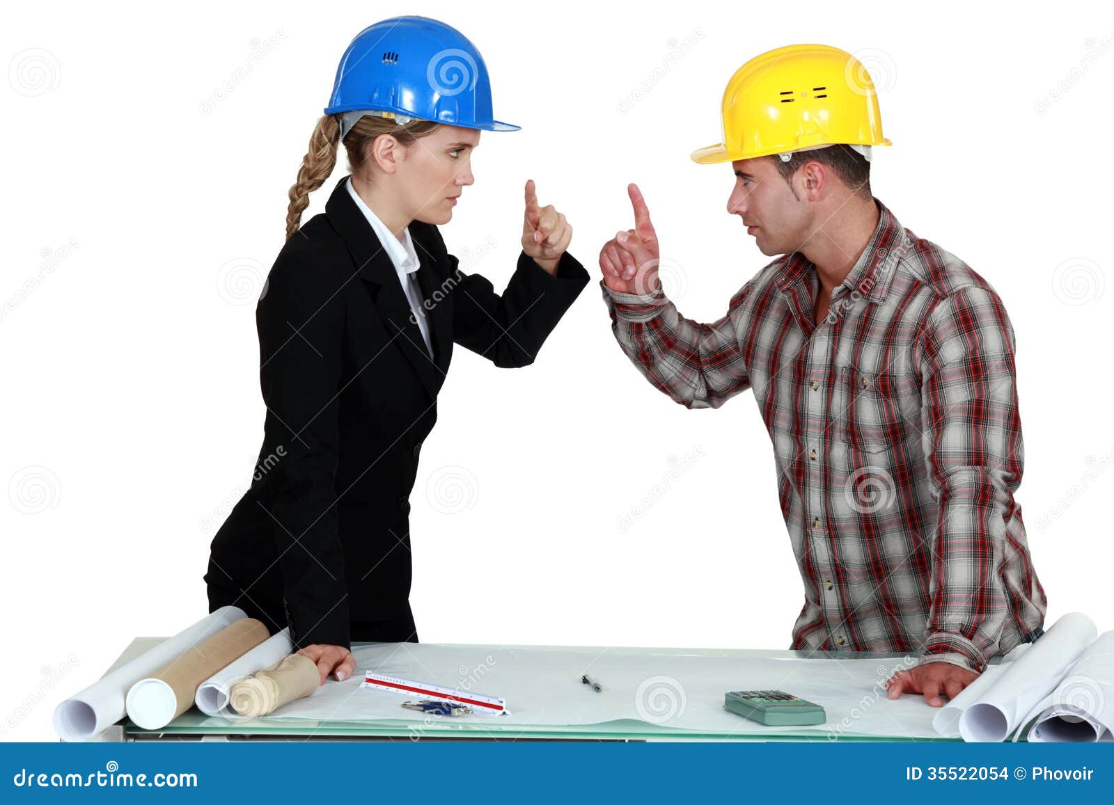 Engineer Having an Argument Stock Photo - Image of blue, construction ... Engineer Having an Argument Stock Photo - Image of blue, construction ...