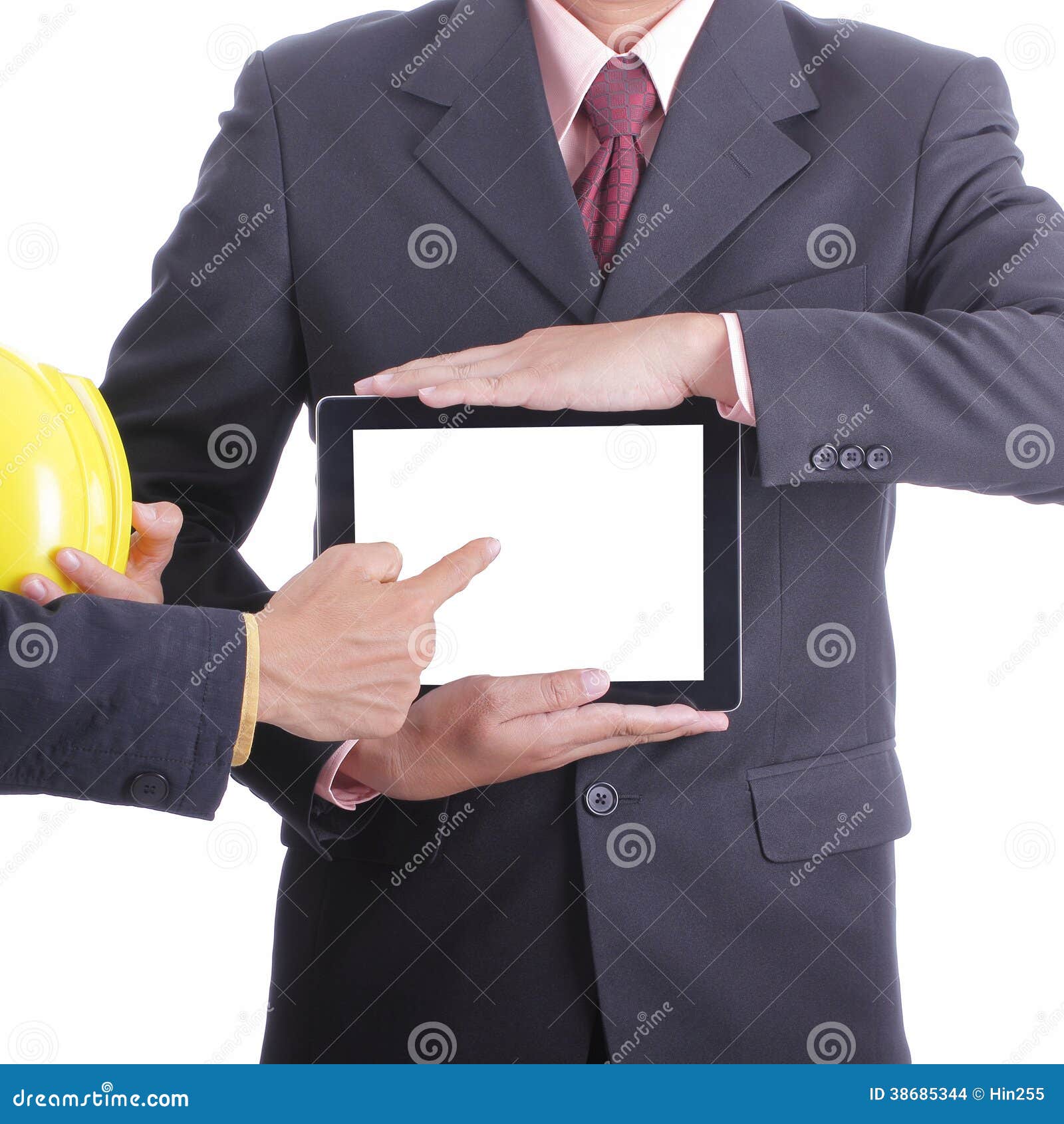 Engineer Having Meeting, Discussion and Presentation Stock Photo ...
