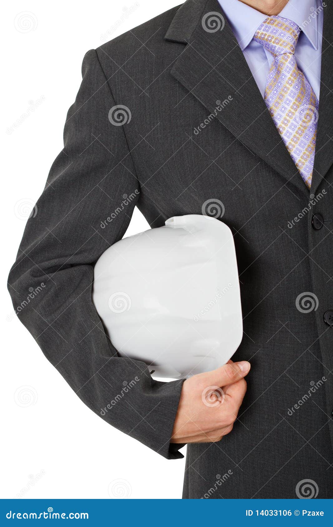 Engineer with Helmet, Close-up without Face Stock Photo - Image of ...