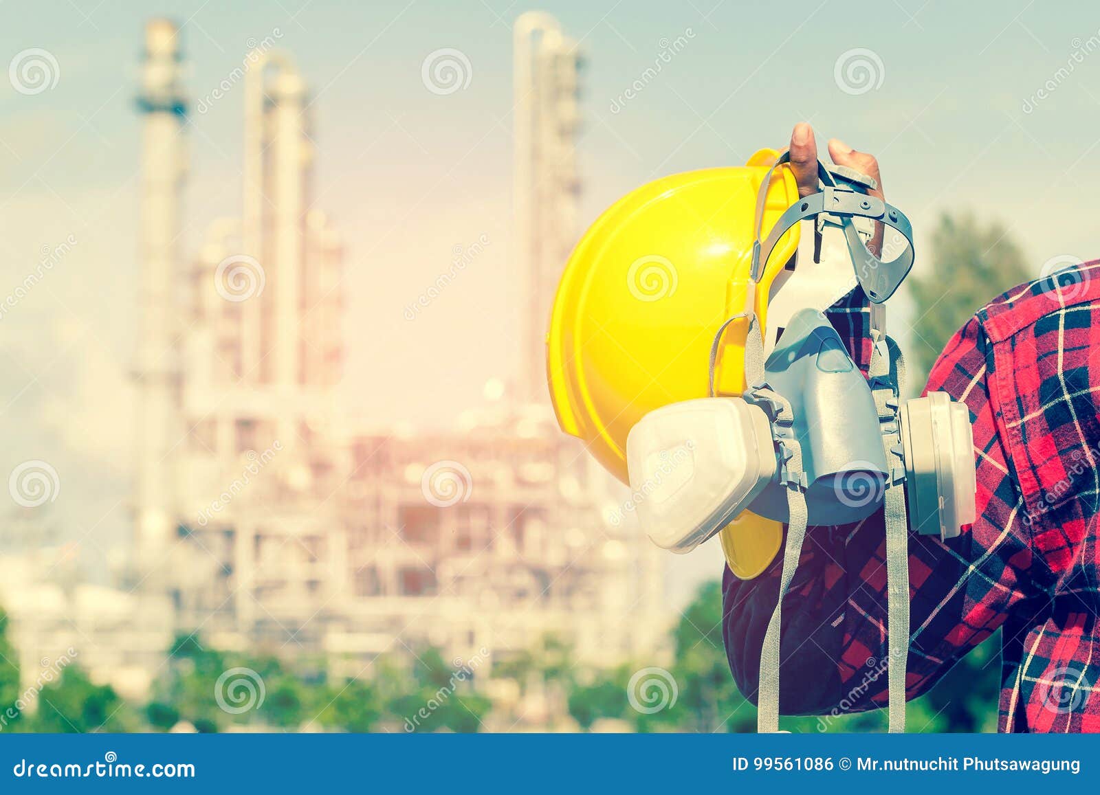 Engineer Holding a Yellow Helmet Stock Photo - Image of foreman ...