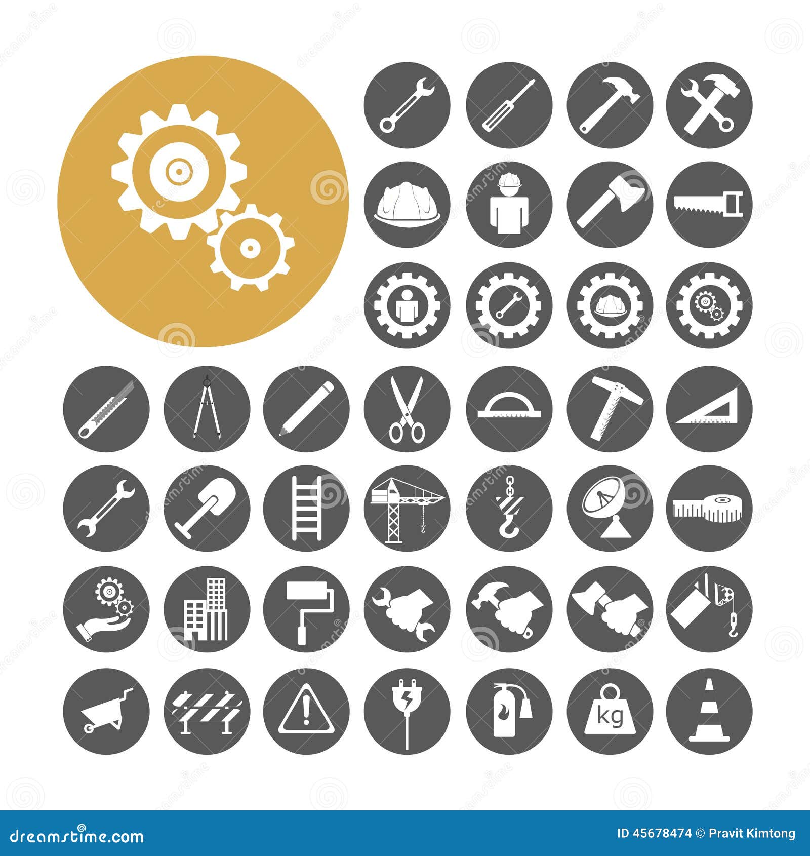 Engineer Vector Illustration | CartoonDealer.com #32303310