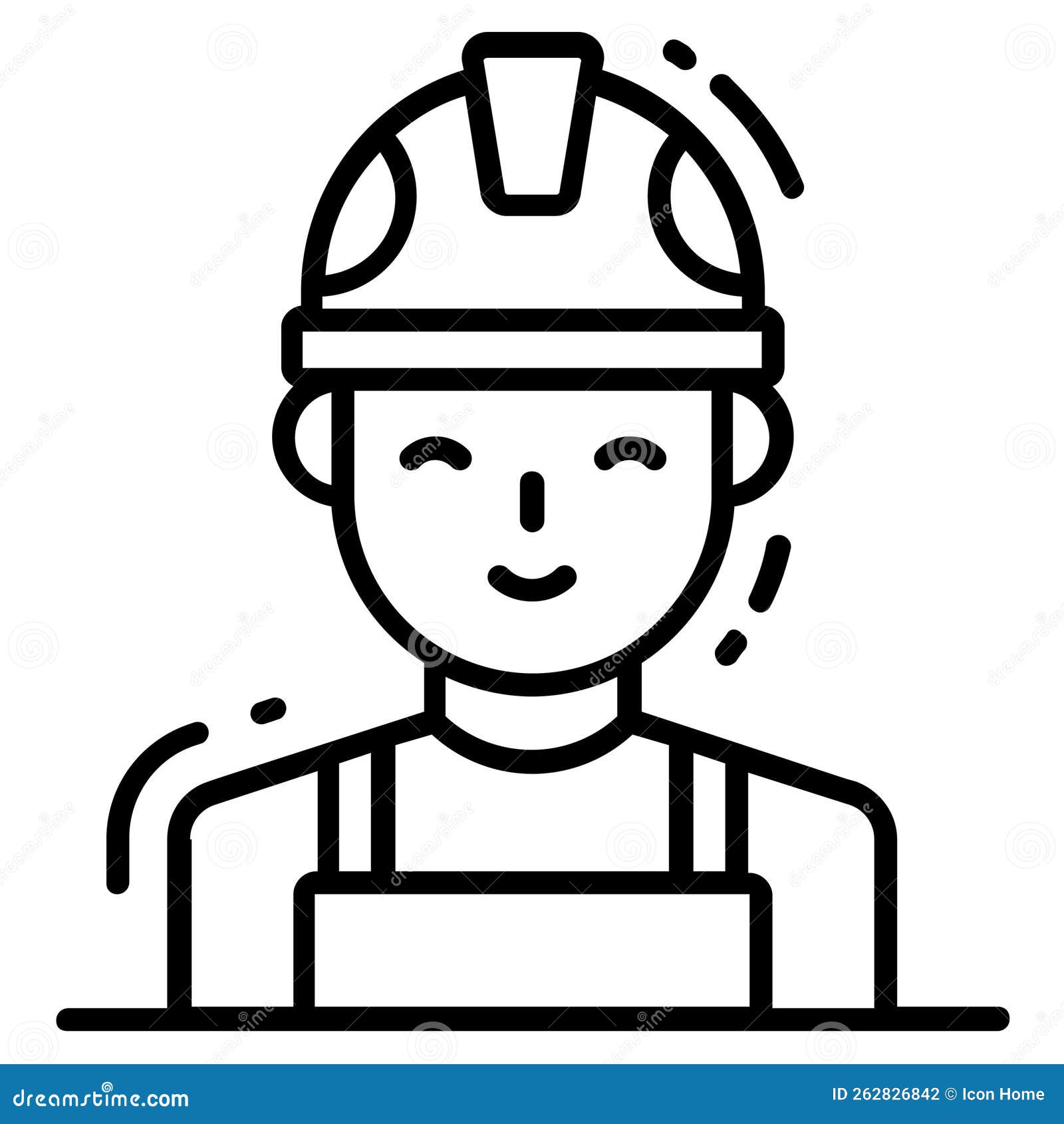 Engineer Icon, Single Avatar Vector Illustration Stock Vector ...