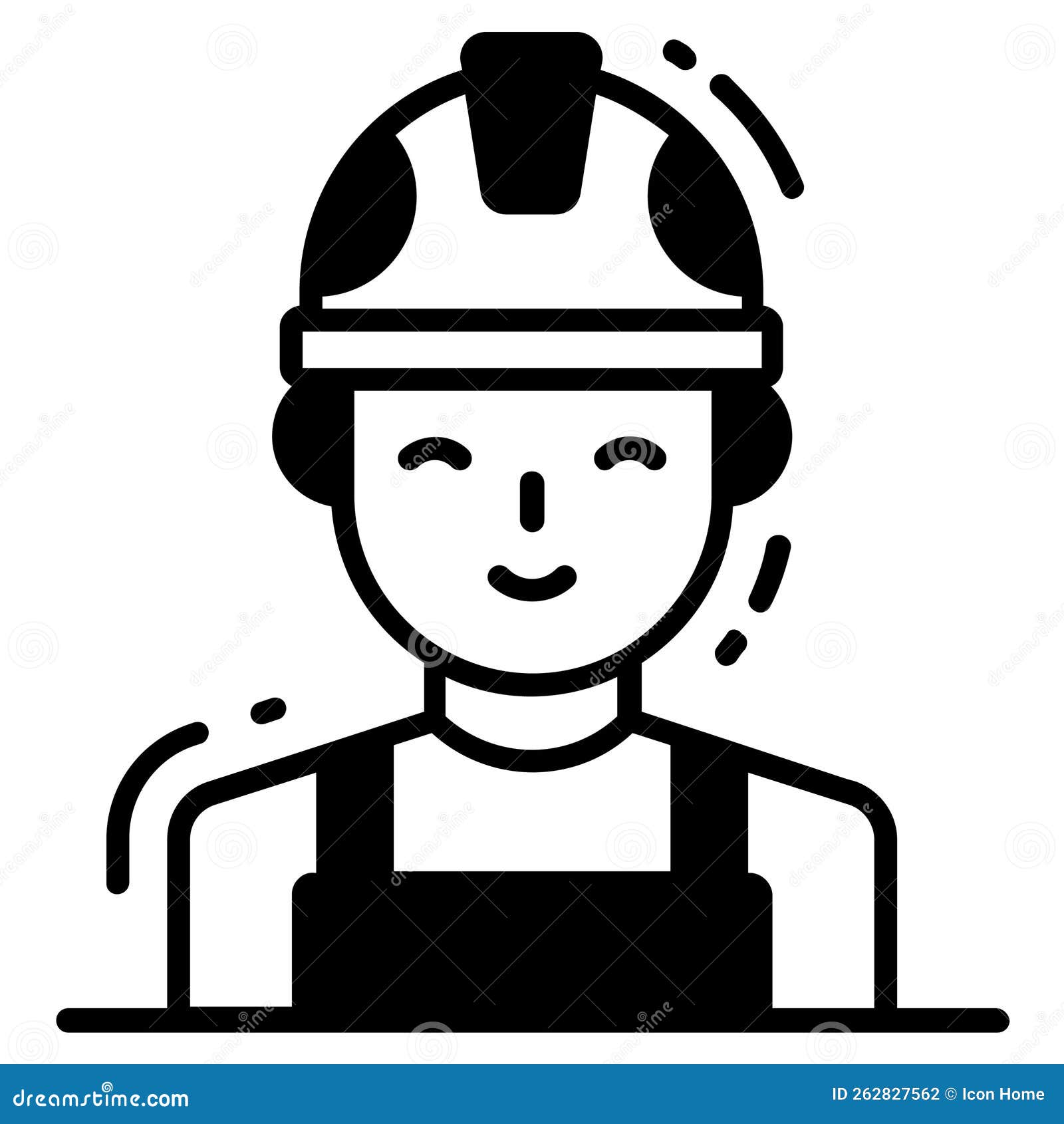 Engineer Icon, Single Avatar Vector Illustration Stock Vector ...