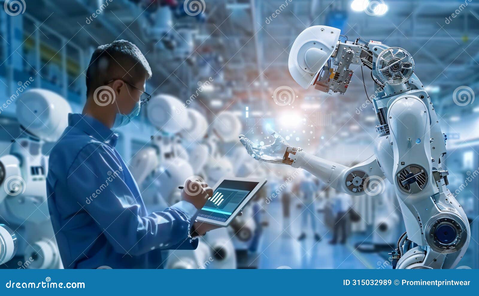 Engineer Inspection Robot Arms Technology Intelligence and Innovation ...