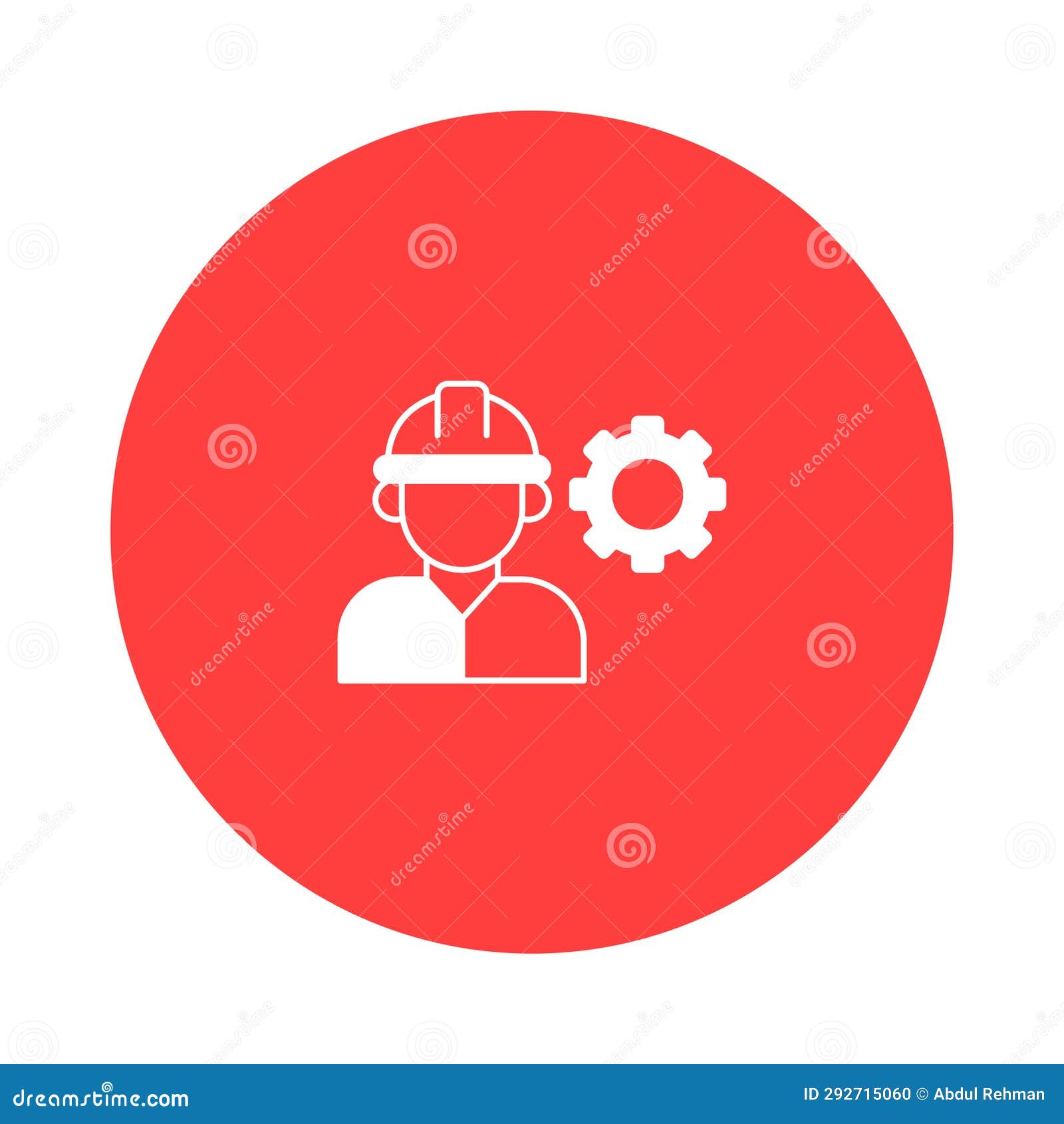 Engineer Line Vector Icon Easily Modified Stock Illustration ...