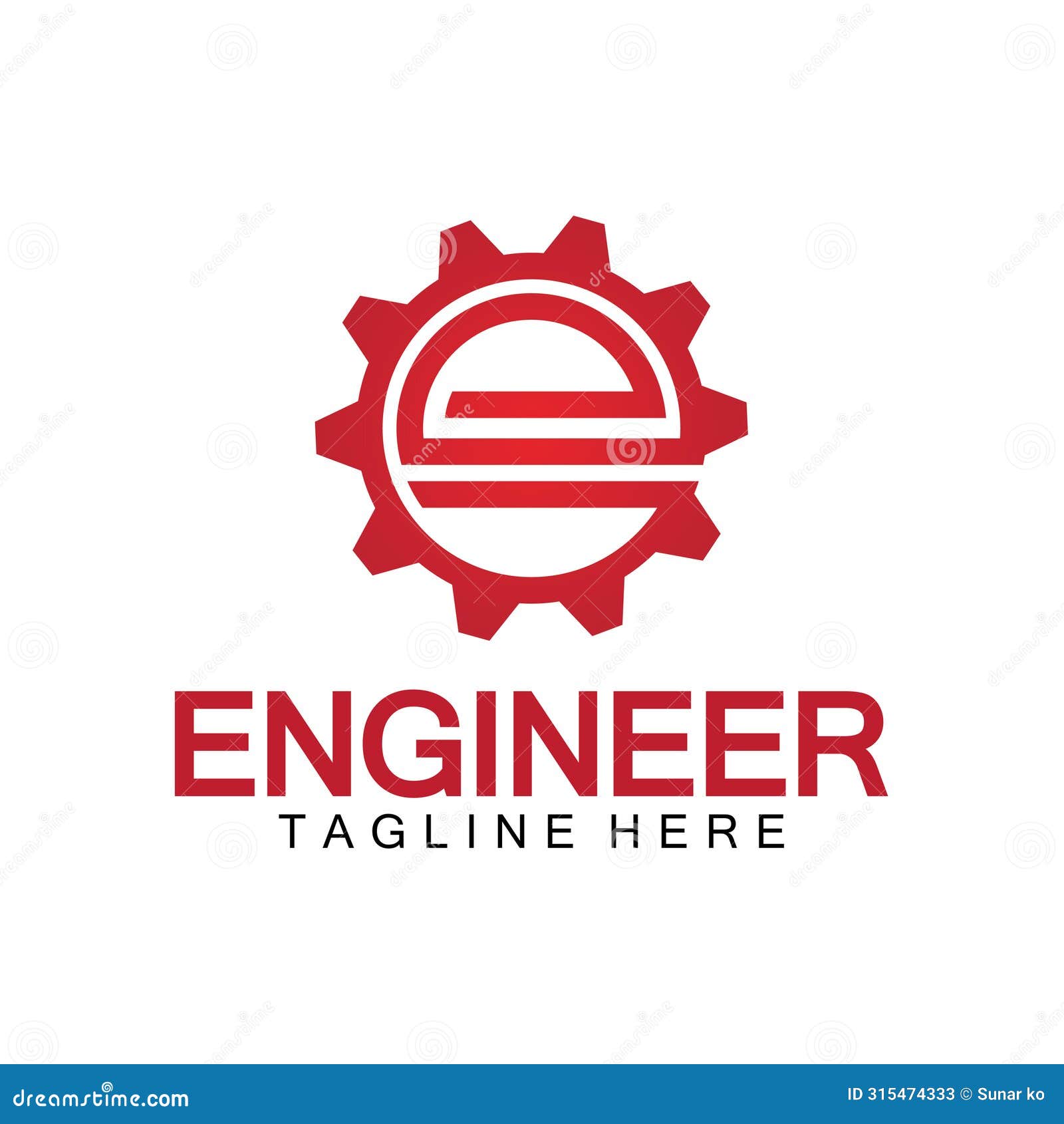Engineer Logo Design, Letter E Gear Logo, Engineer Logo with Letter E ...
