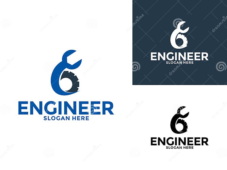 Engineer Logo Design Vector, Engineering and Construction Building Logo ...