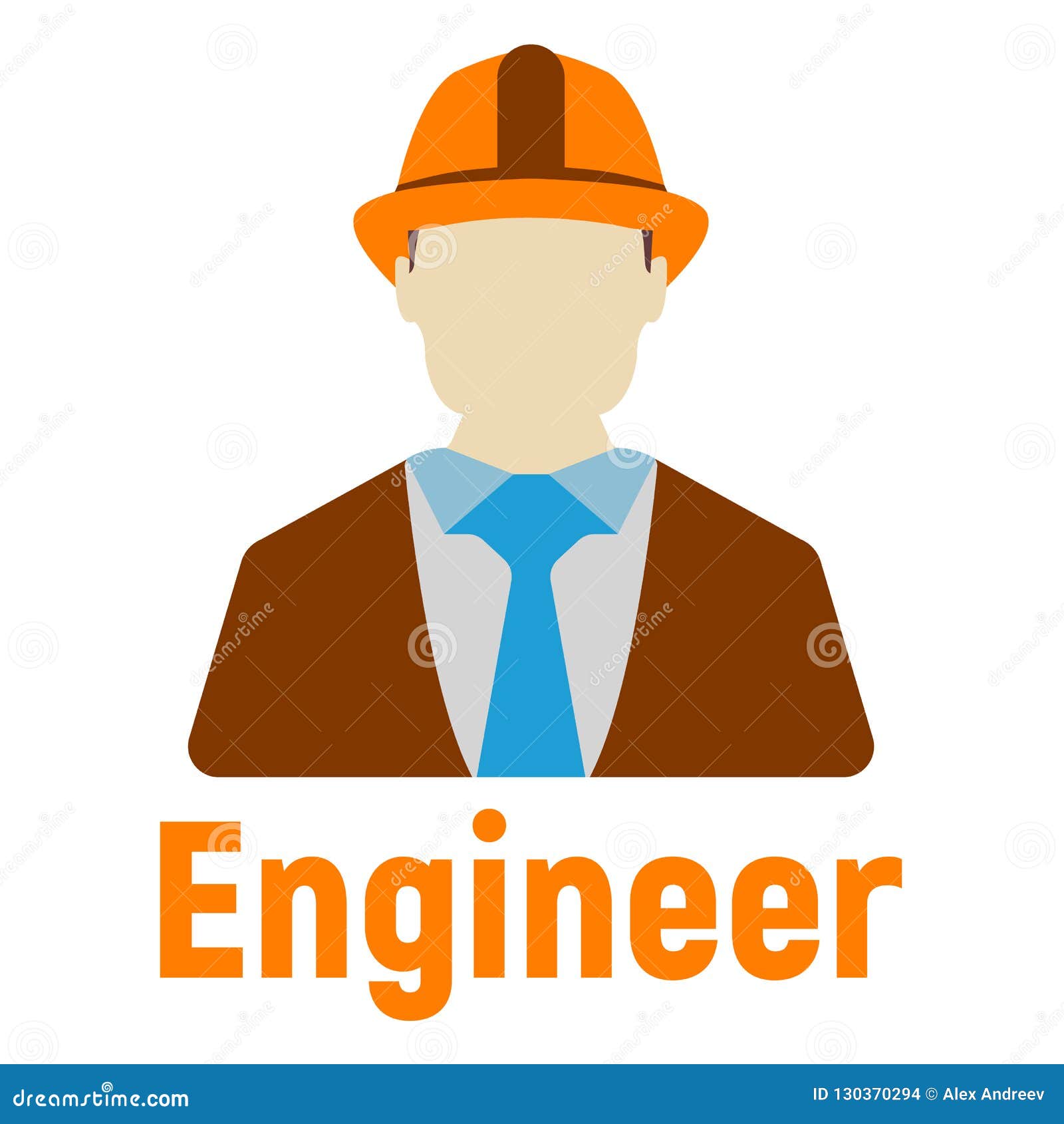 Engineer Logo Design Symbol Company Illustration | CartoonDealer.com ...