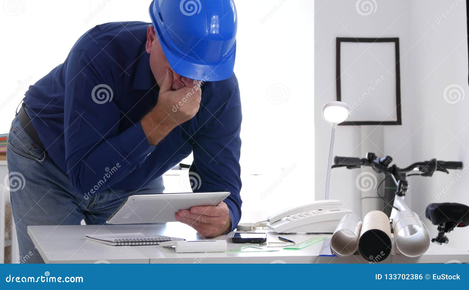 Engineer Make Calculation and Access Technical Information Using Touch ...