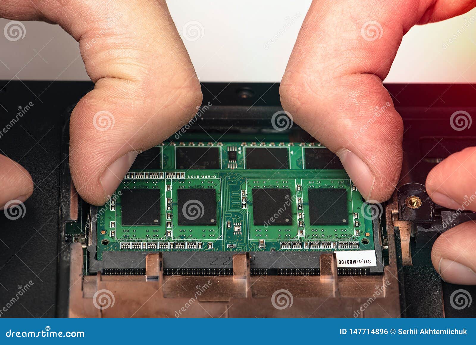 Engineer Makes Dismantling of RAM for Disassembling and Repairing a ...