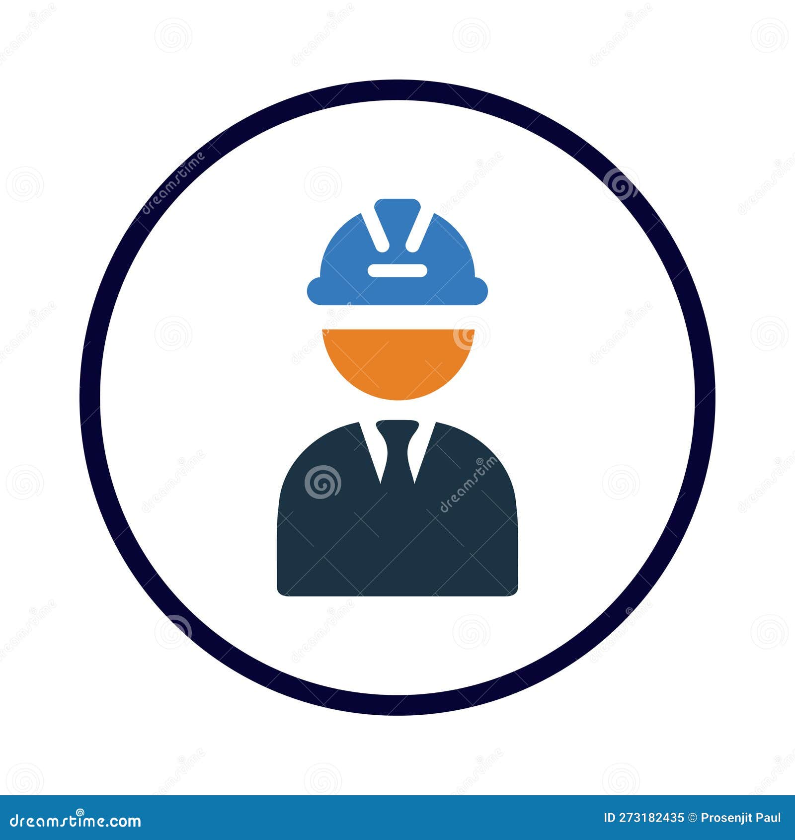 Engineer, Man, People, Worker, Construction Engineer Icon Stock Vector ...