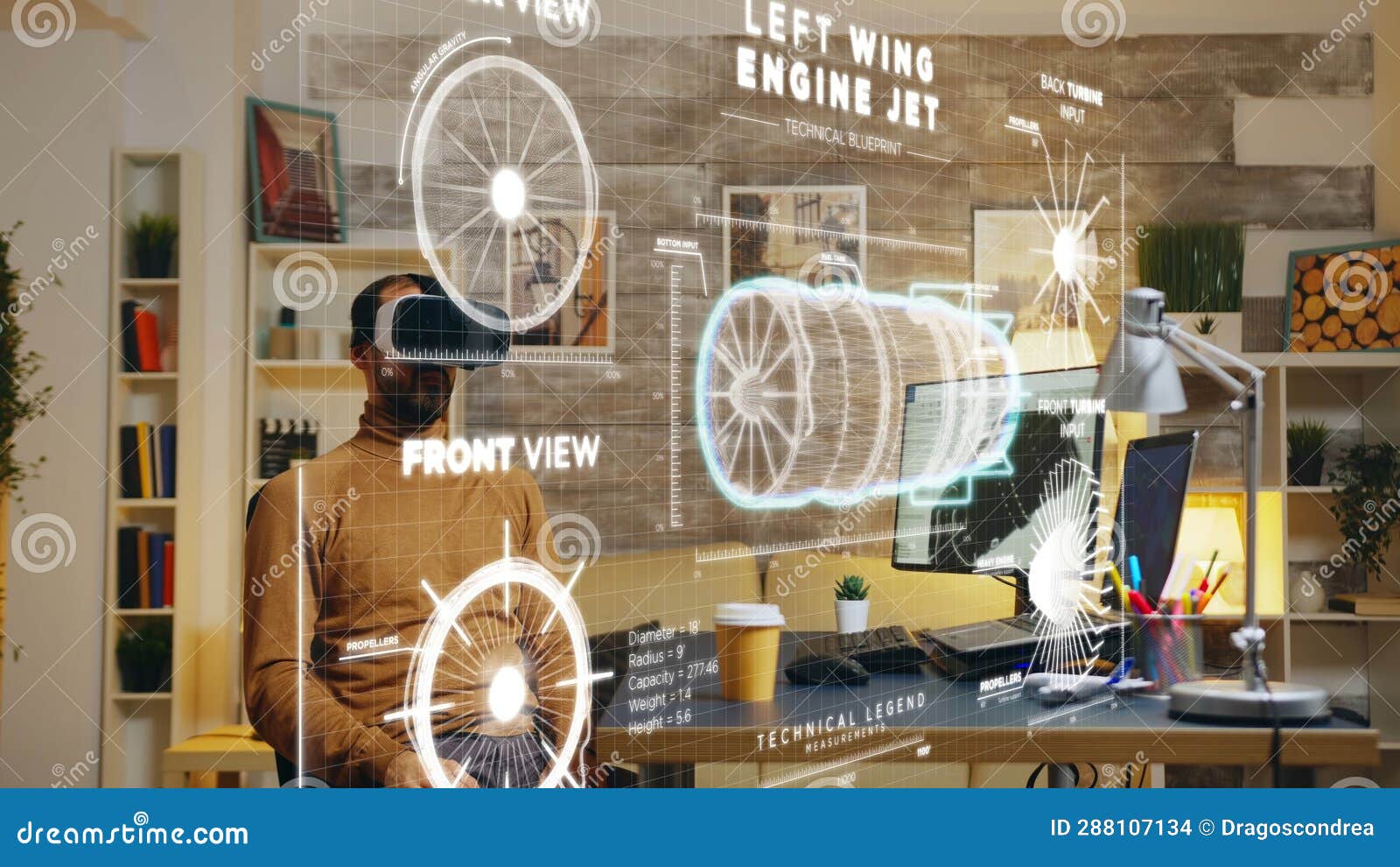 Engineer Manufacturing Product Using AR Stock Photo - Image of engine ...