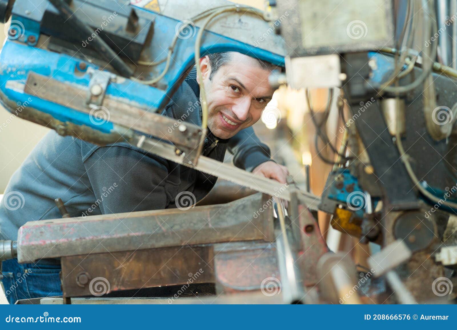 Engineer Measuring Component with Micrometer Stock Photo - Image of ...