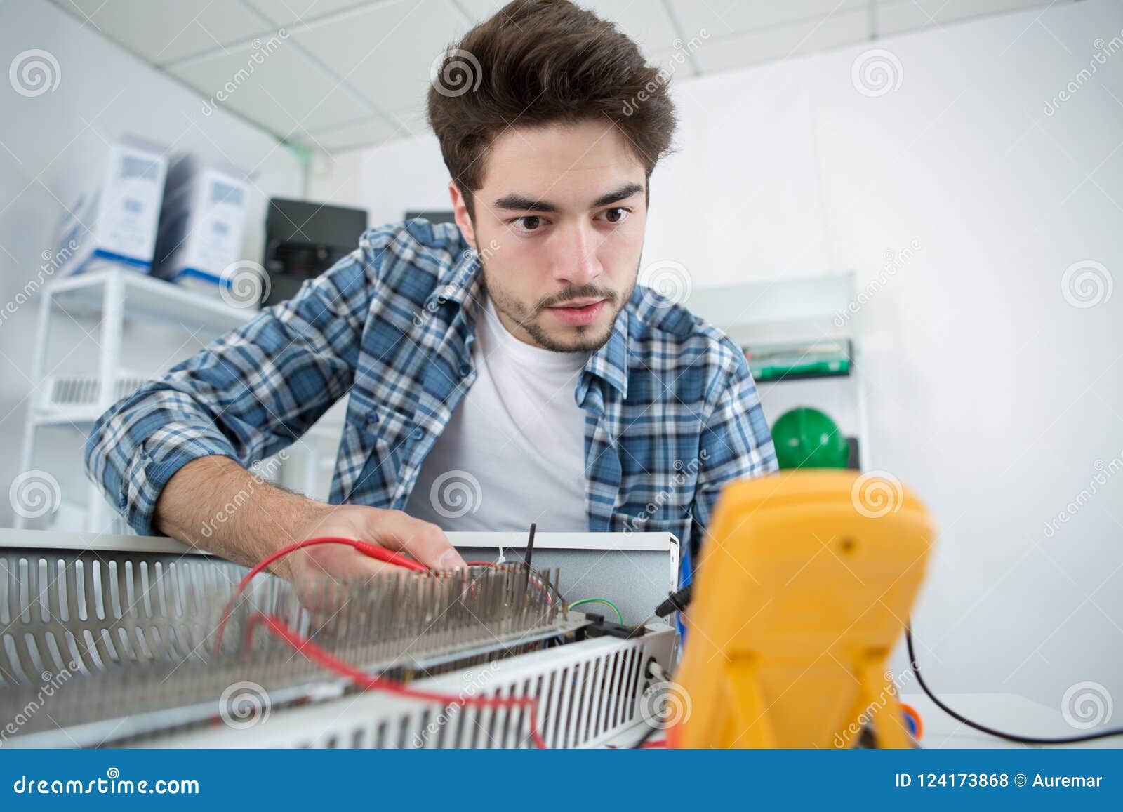 Measuring With Multimeter Royalty-Free Stock Photography ...