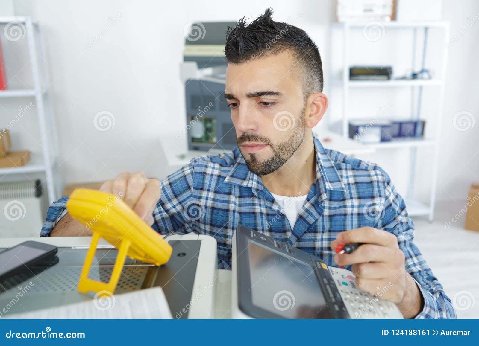 Measuring With Multimeter Royalty-Free Stock Photography ...