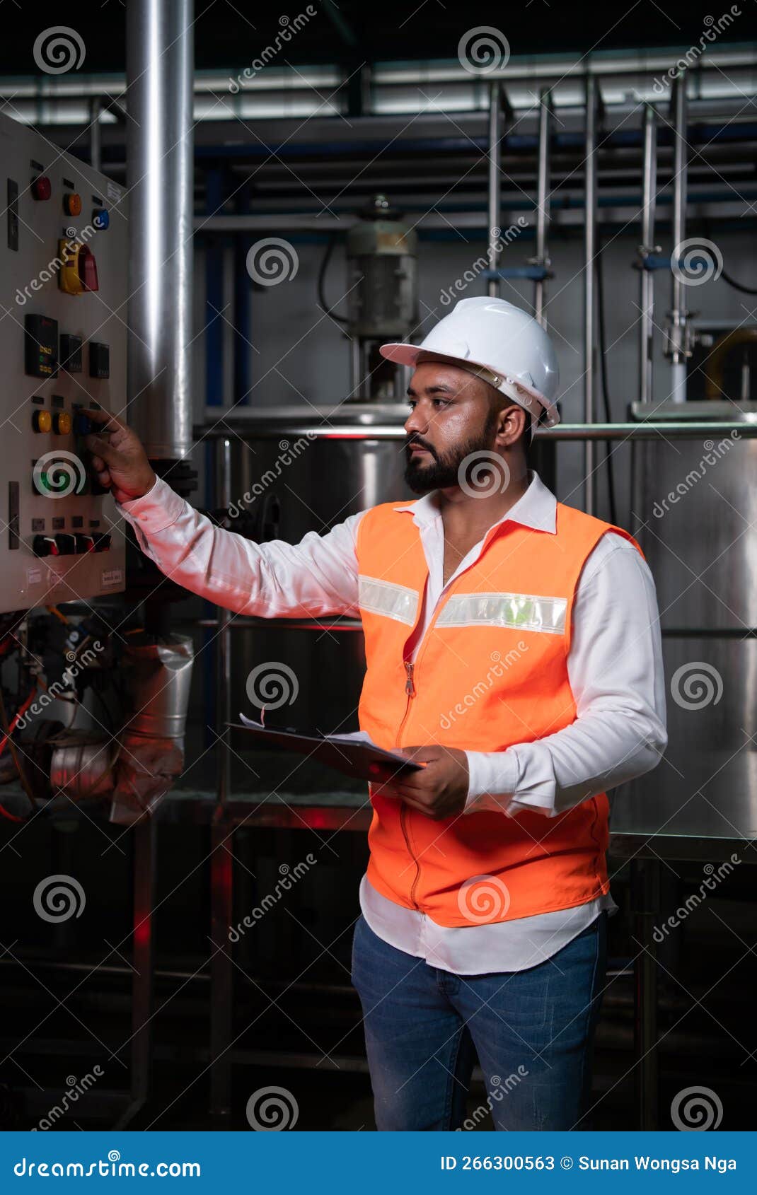 Engineer of Mechanical Plant Checking the Electronic Circuit of the ...