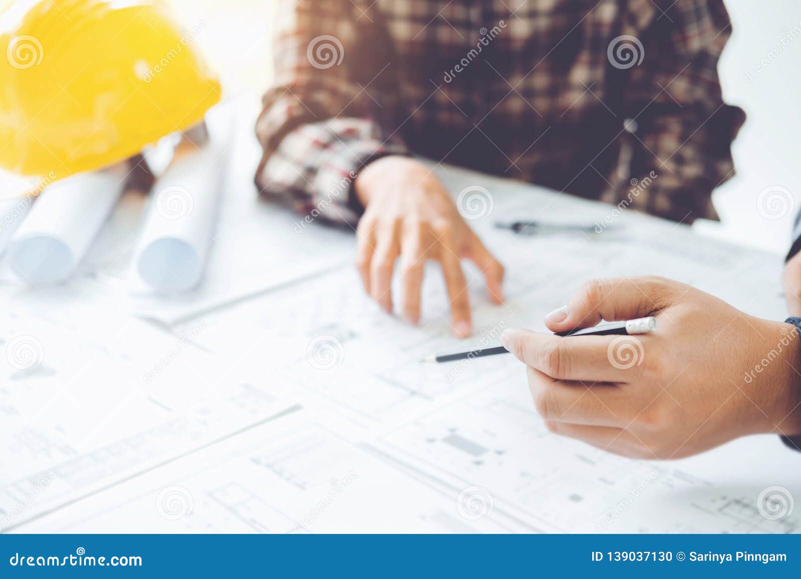 Engineer Meeting for Architectural Project and Working with Partner ...