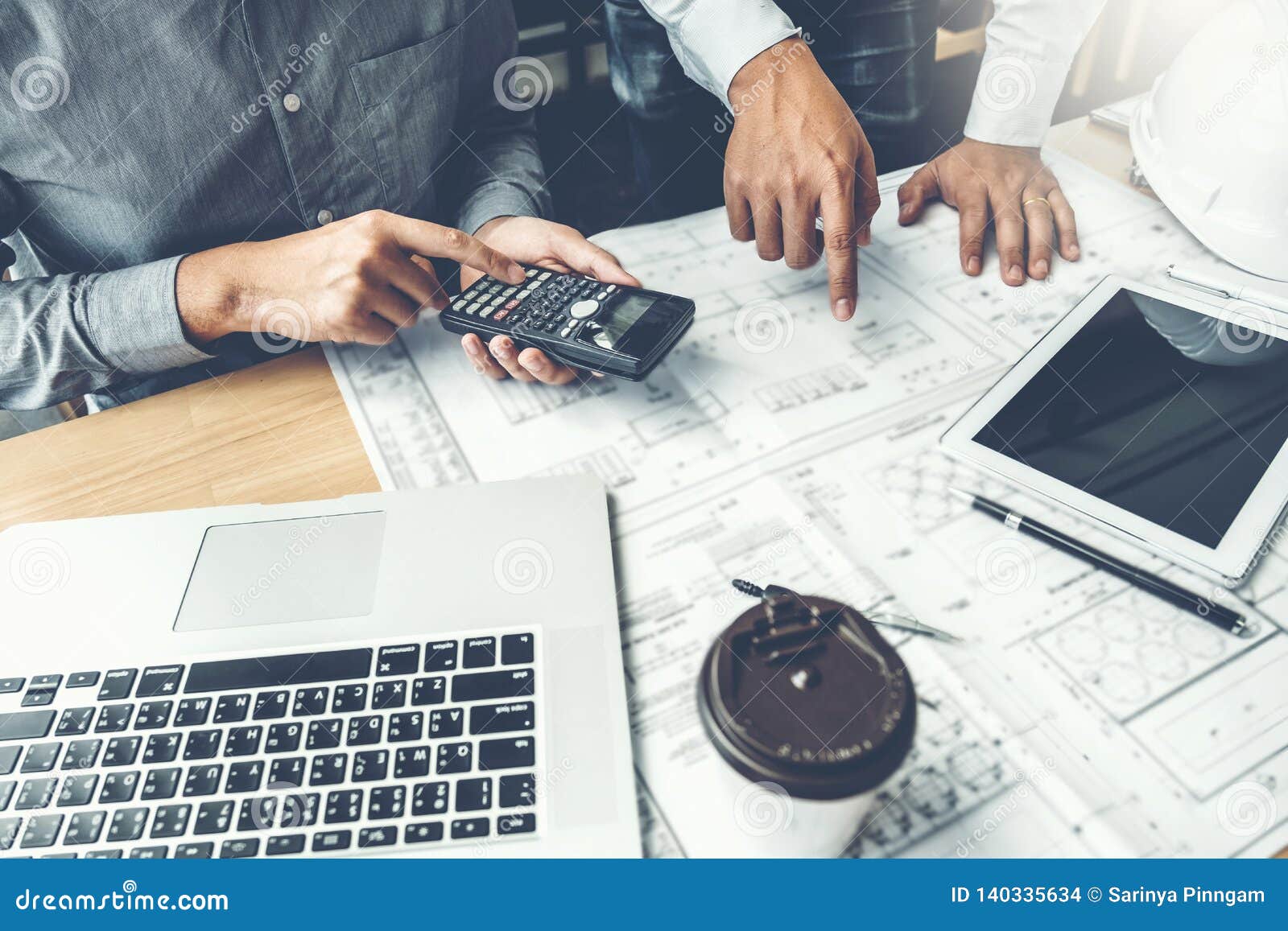 Engineer Meeting for Architectural Project and Working with Partner ...