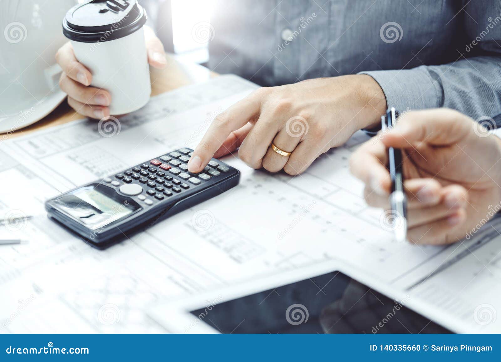 Engineer Meeting for Architectural Project and Working with Partner ...