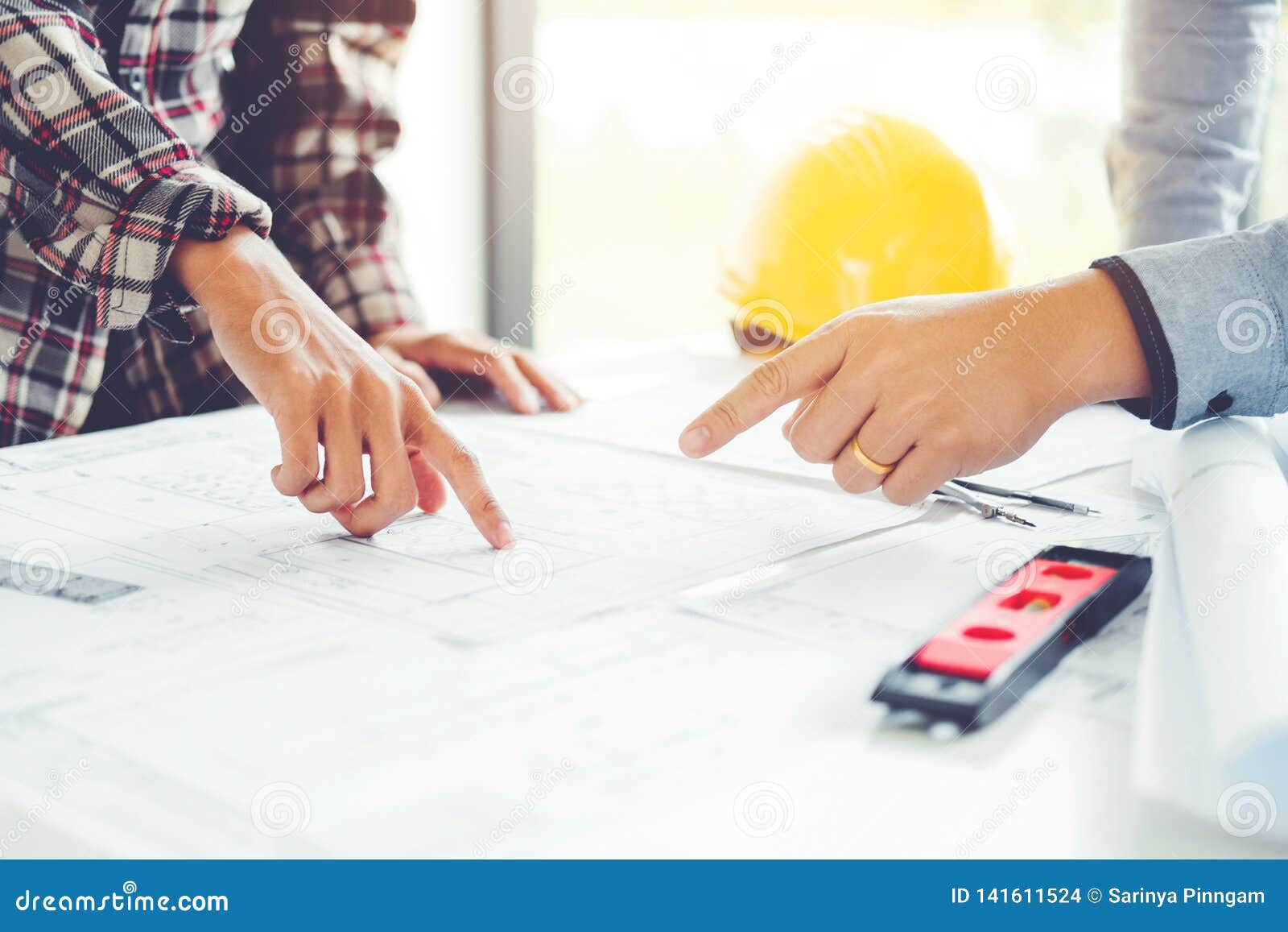 Engineer Meeting for Architectural Project and Working with Partner ...