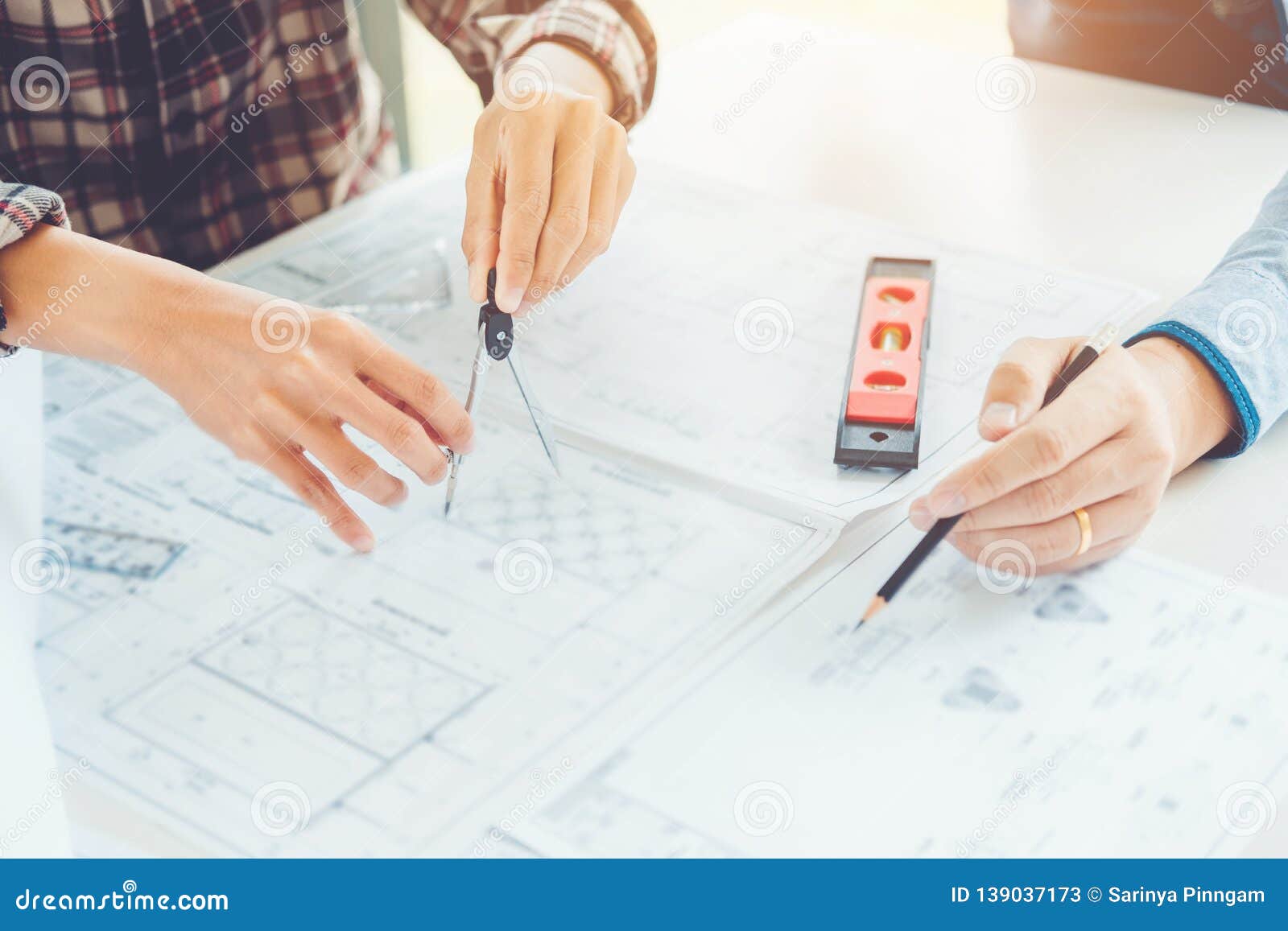 Engineer Meeting for Architectural Project and Working with Partner ...