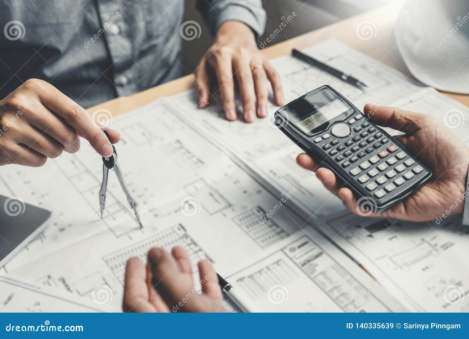 Engineer Meeting for Architectural Project and Working with Partner ...