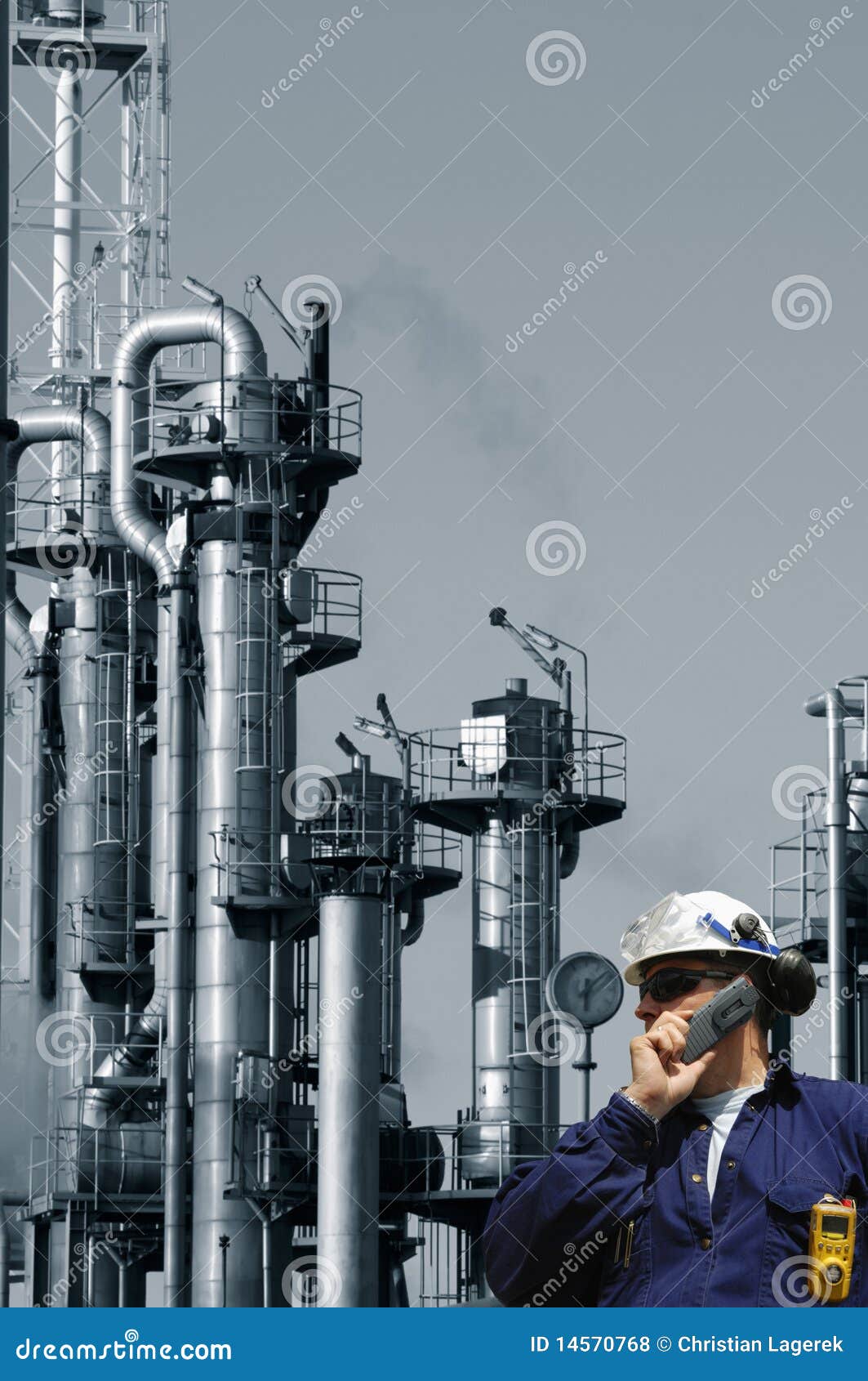 Engineer and oil industry stock photo. Image of fuel - 14570768