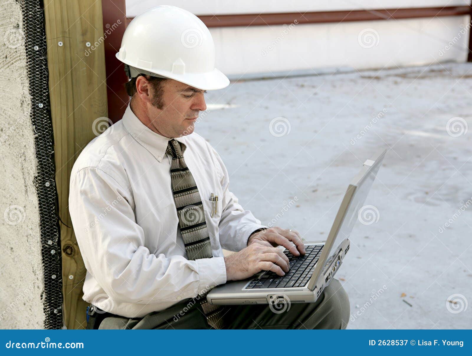 Engineer Online stock image. Image of jobsite, inspector - 2628537