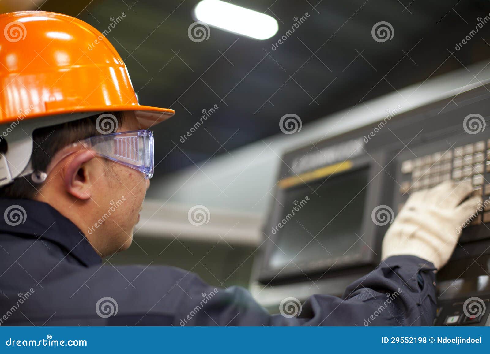 Engineer operating machine stock photo. Image of worker - 29552198