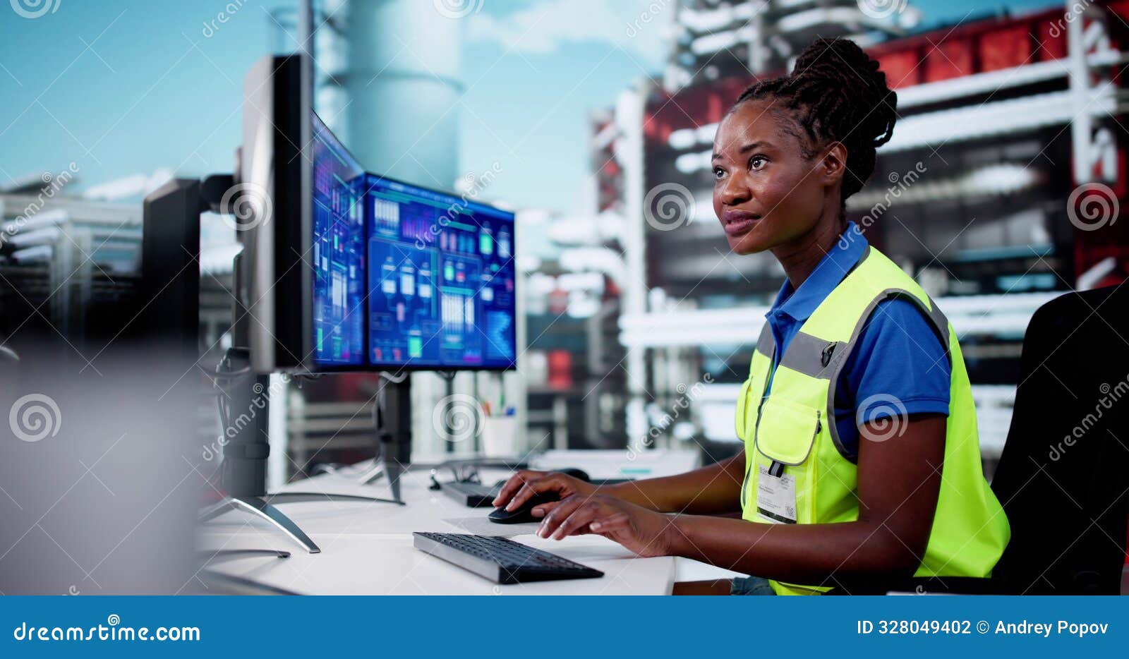 Engineer Operators Using Scada System Stock Photo - Image of automation ... Engineer Operators Using Scada System Stock Photo - Image of automation ...