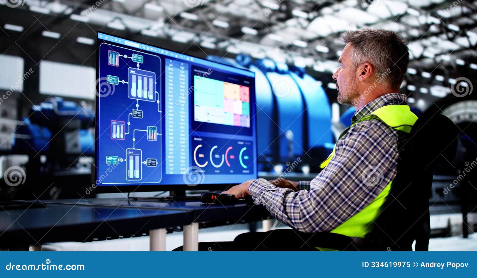 Engineer Operators Using Scada System Stock Image - Image of machine ... Engineer Operators Using Scada System Stock Image - Image of machine ...