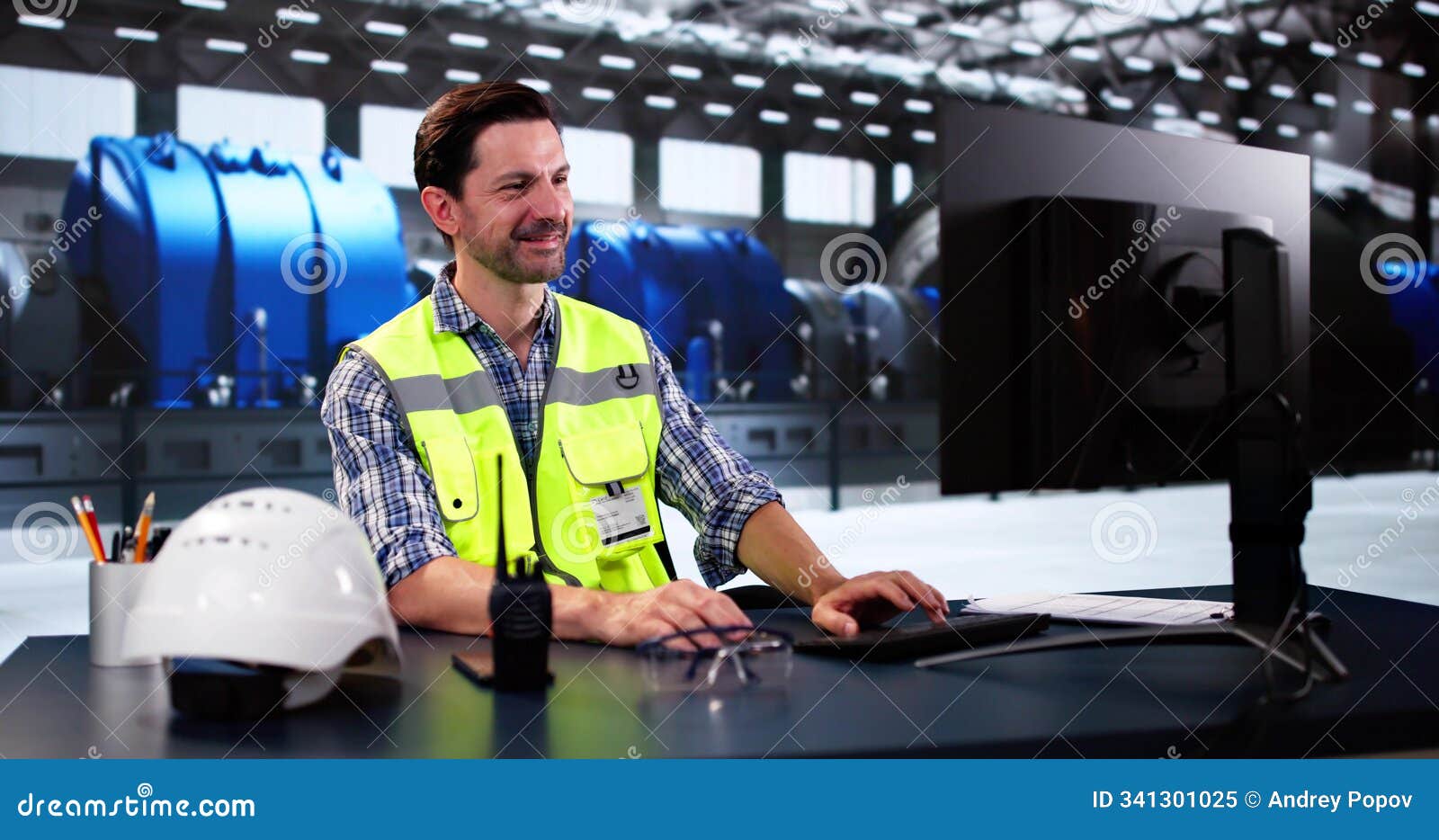 Engineer Operators Using Scada System Royalty-Free Stock Photo ...