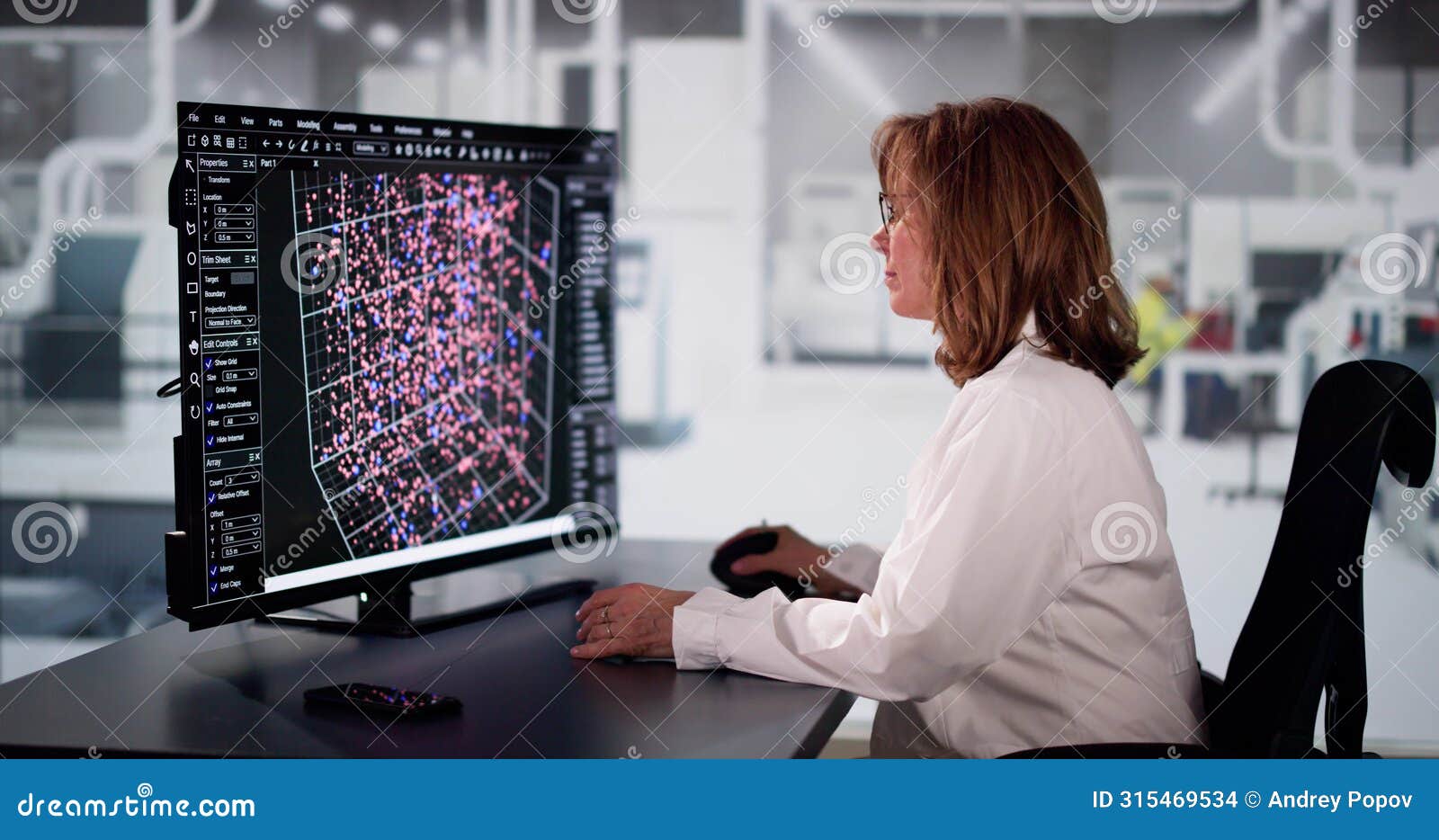 Engineer Operators Using Scada System Stock Photo - Image of ...